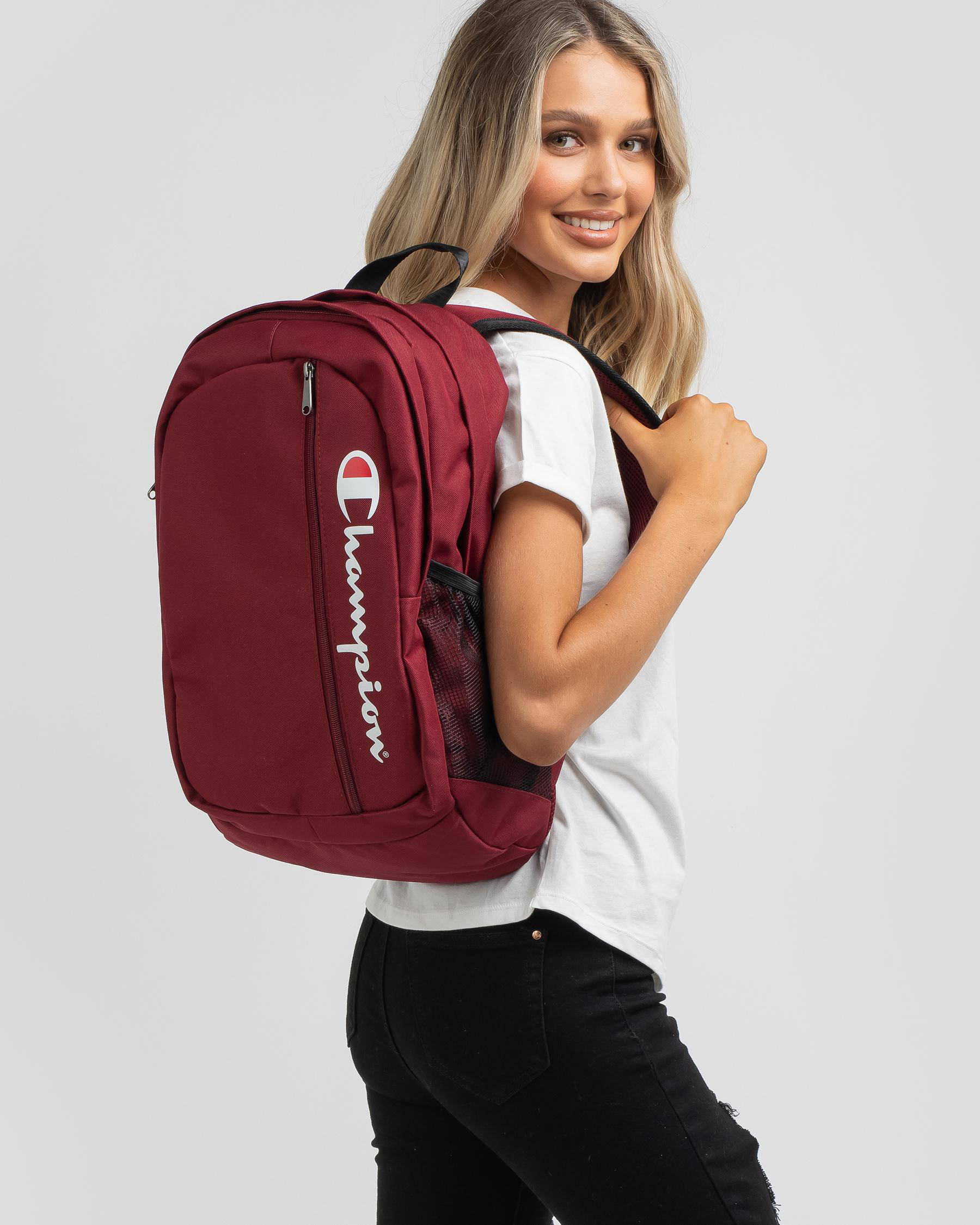 Shop Champion Graphic Backpack In Rumour - Fast Shipping & Easy Returns ...