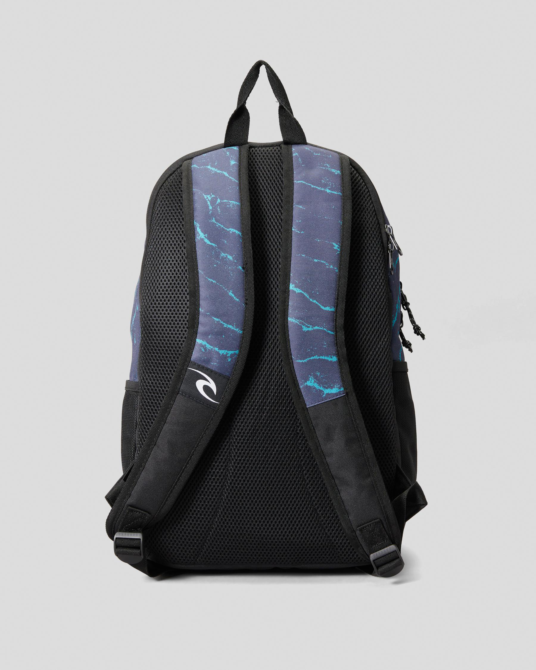 Shop Rip Curl Ozone 30L Faded Slant Backpack In Aqua - Fast Shipping ...