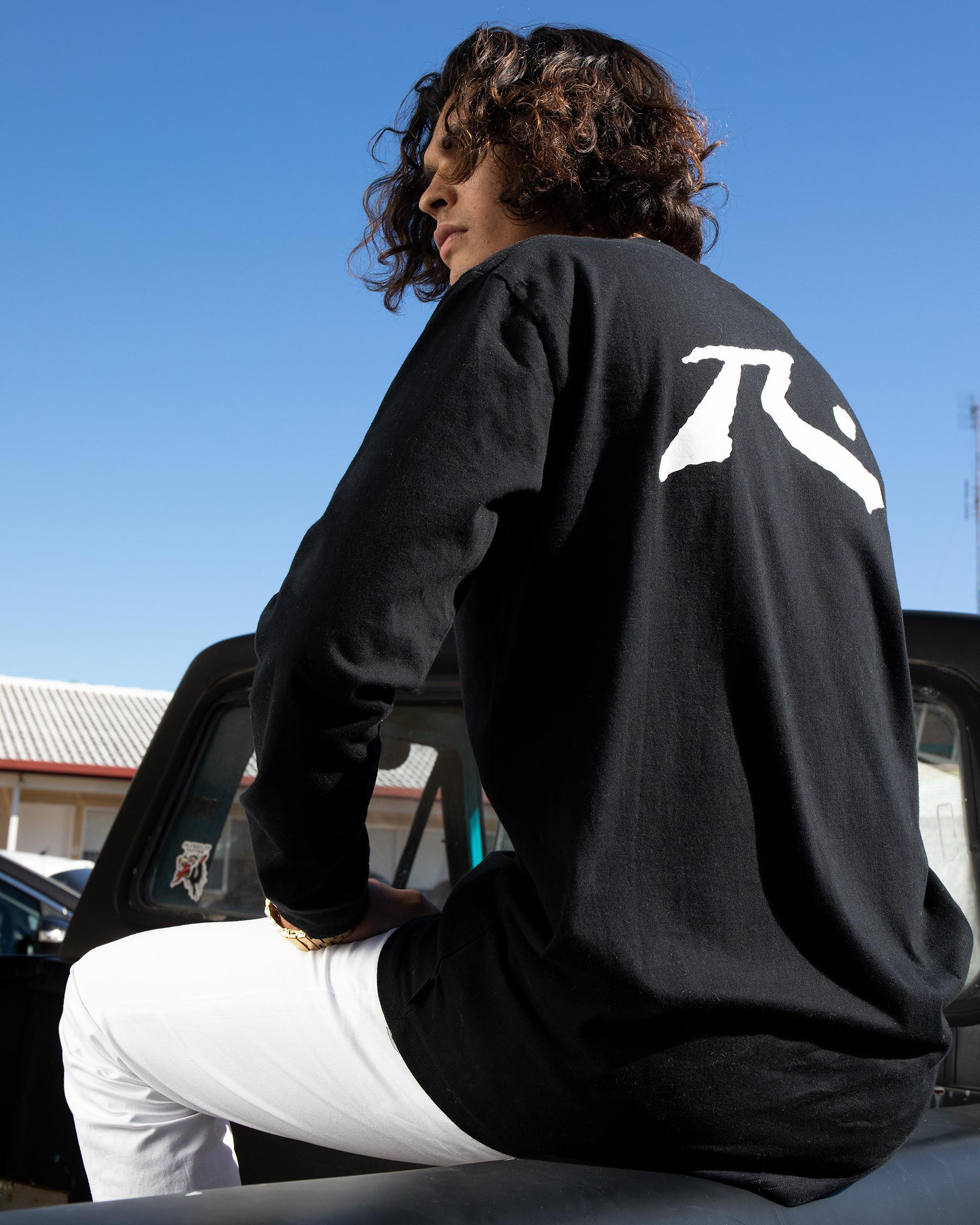 Shop Rusty Competition Long Sleeve T-Shirt In Black - Fast Shipping ...