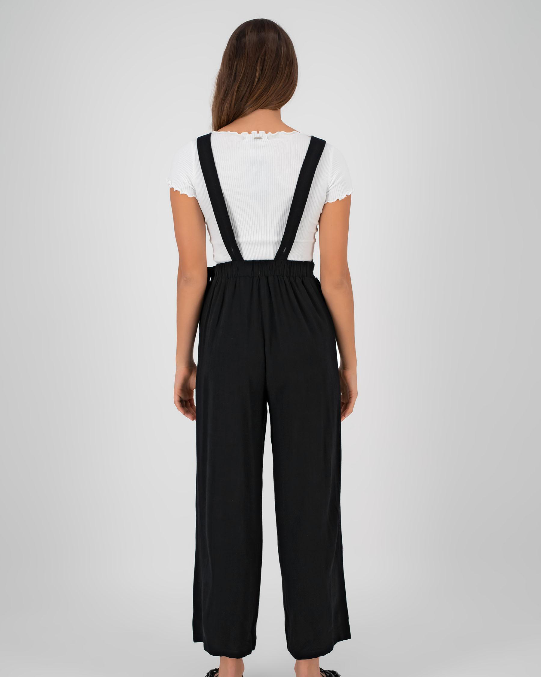 Shop Mooloola Maldives Overalls In Black - Fast Shipping & Easy Returns ...