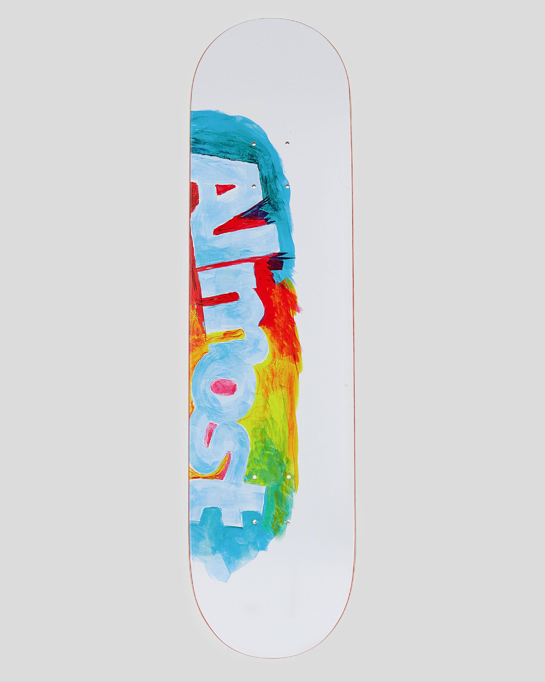 Shop Almost Side Smudge 8.0" Skateboard Deck In White - Fast Shipping ...