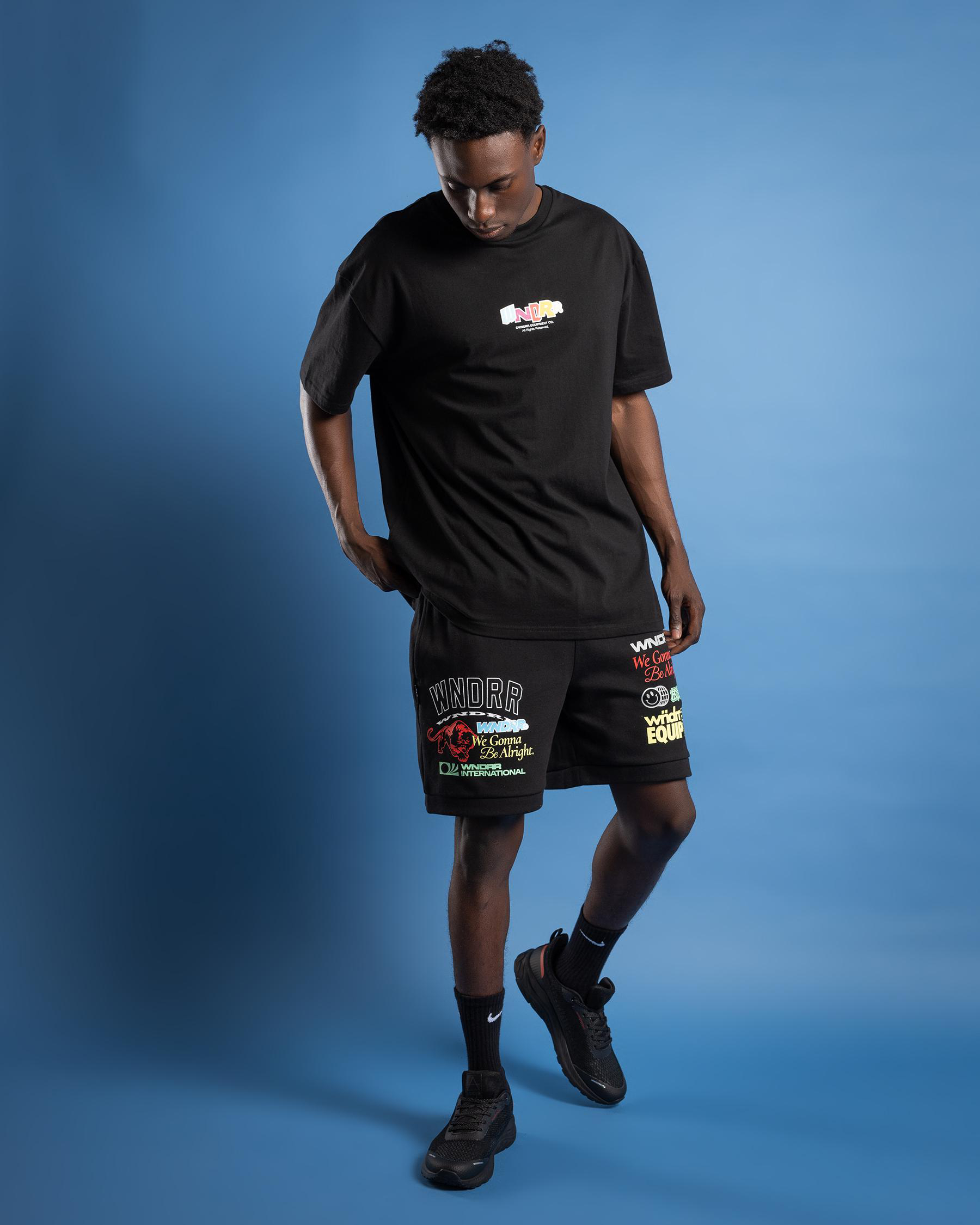 Shop Wndrr Sherri Box Fit T-Shirt In Black - Fast Shipping & Easy ...