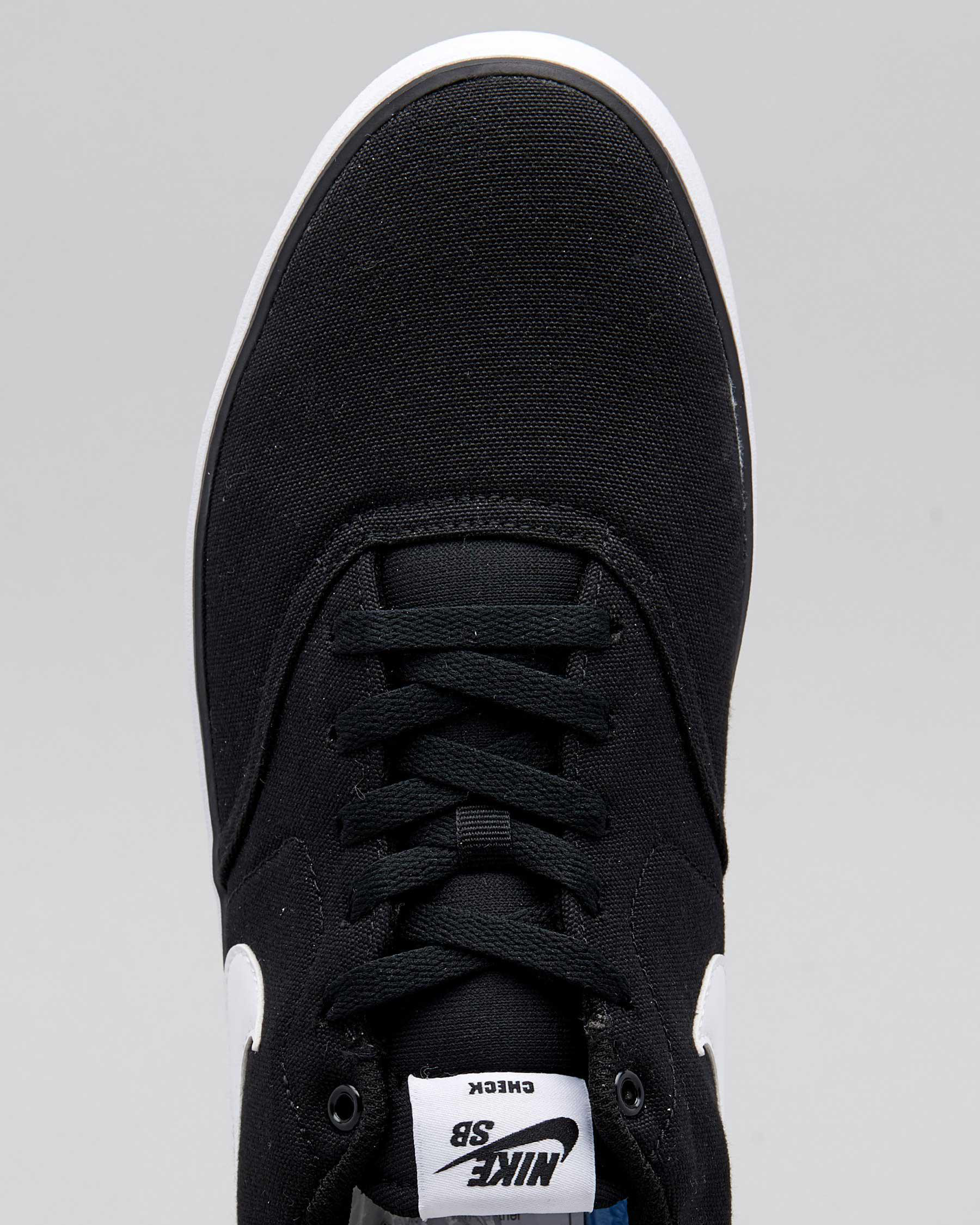 Shop Nike Check Shoes In Black/white - Fast Shipping & Easy Returns ...
