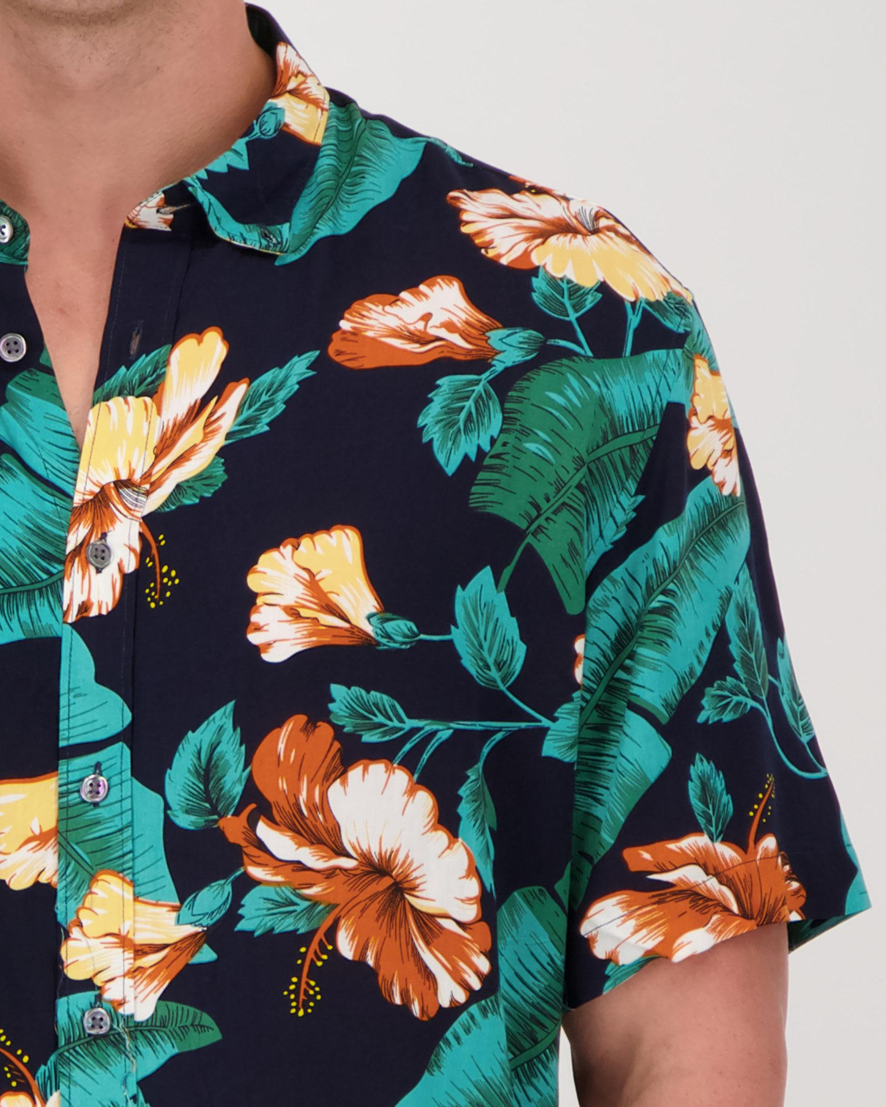 Academy Brand Sycamore Short Sleeve Shirt In Multi - Fast Shipping ...