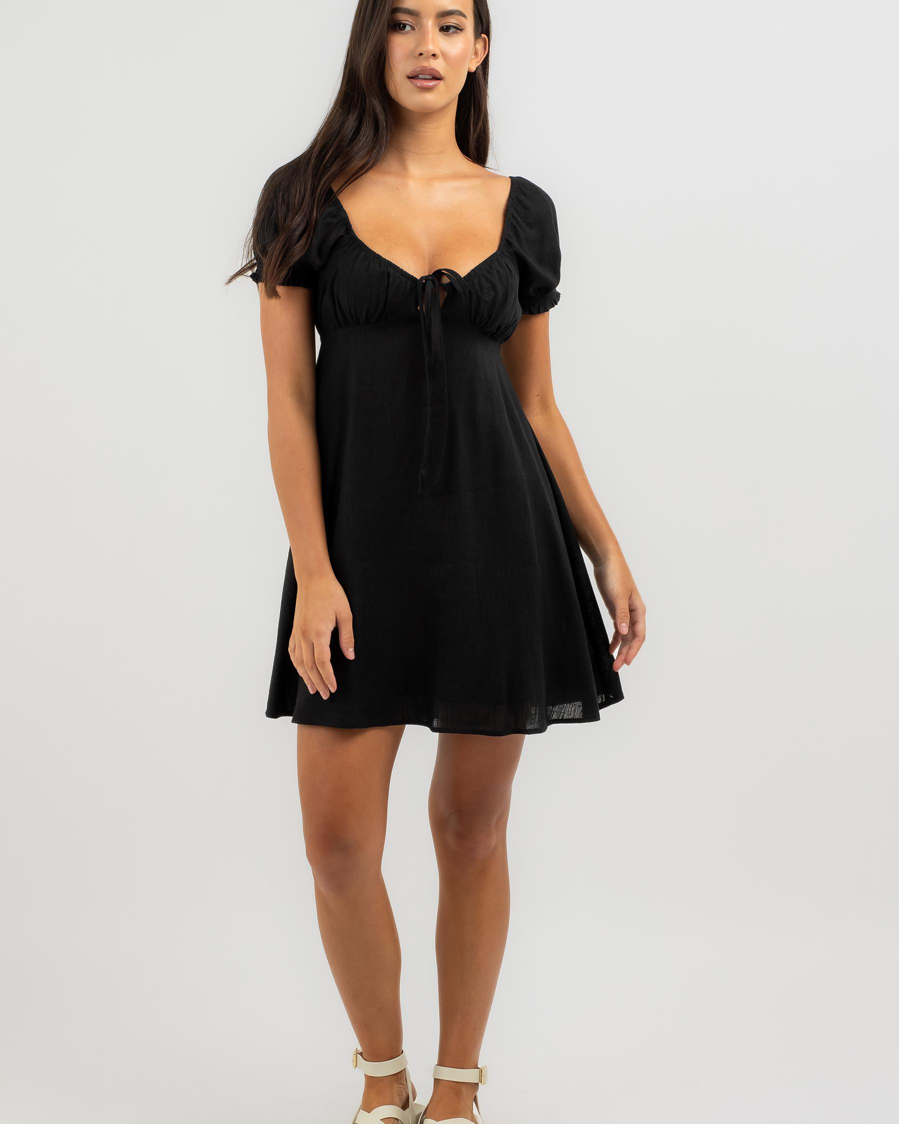 Shop Rumor Keisha Dress In Black - Fast Shipping & Easy Returns - City ...
