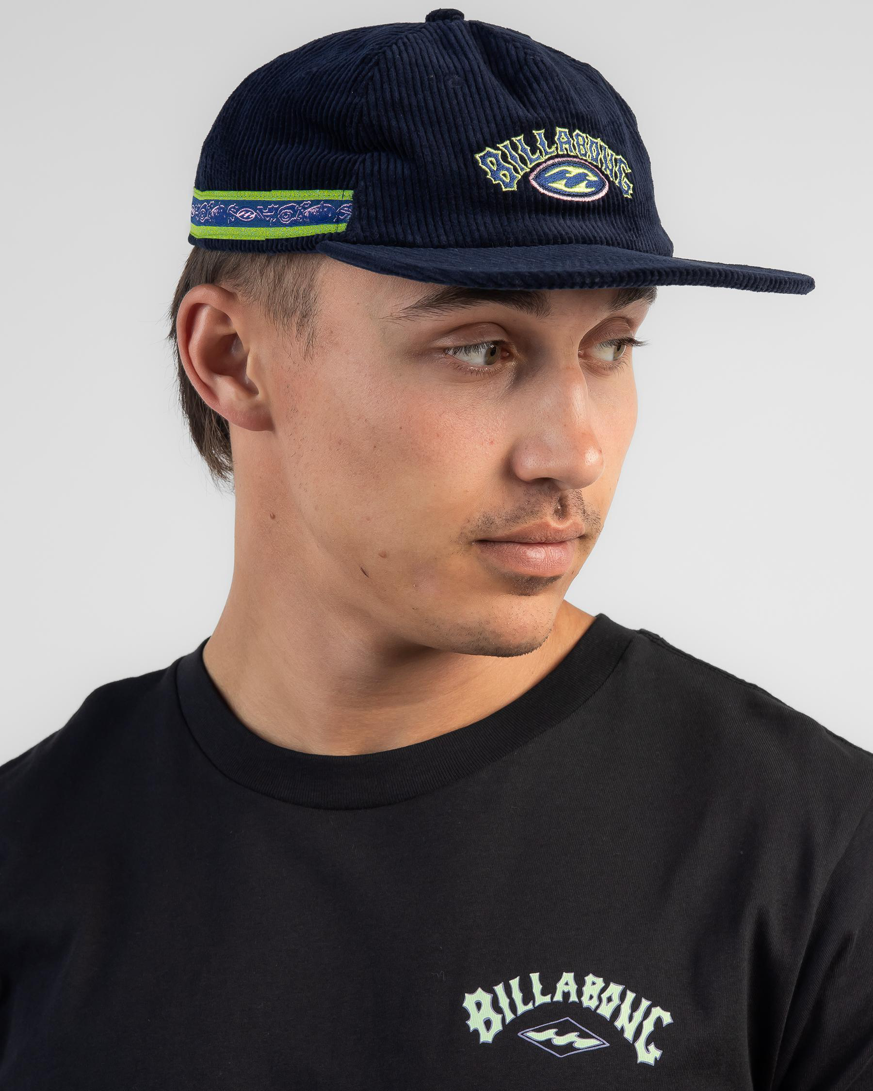 Shop Billabong Tribes Base Snapback Cap In Navy - Fast Shipping & Easy ...