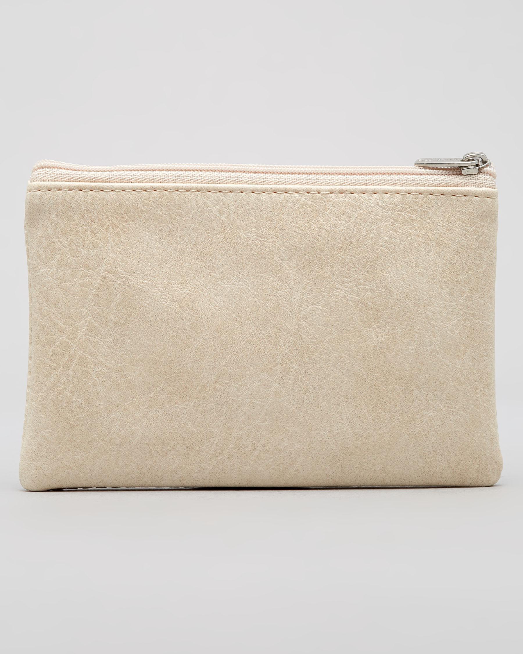 Shop Billabong Florence Coin Purse In Salt Crystal - Fast Shipping ...