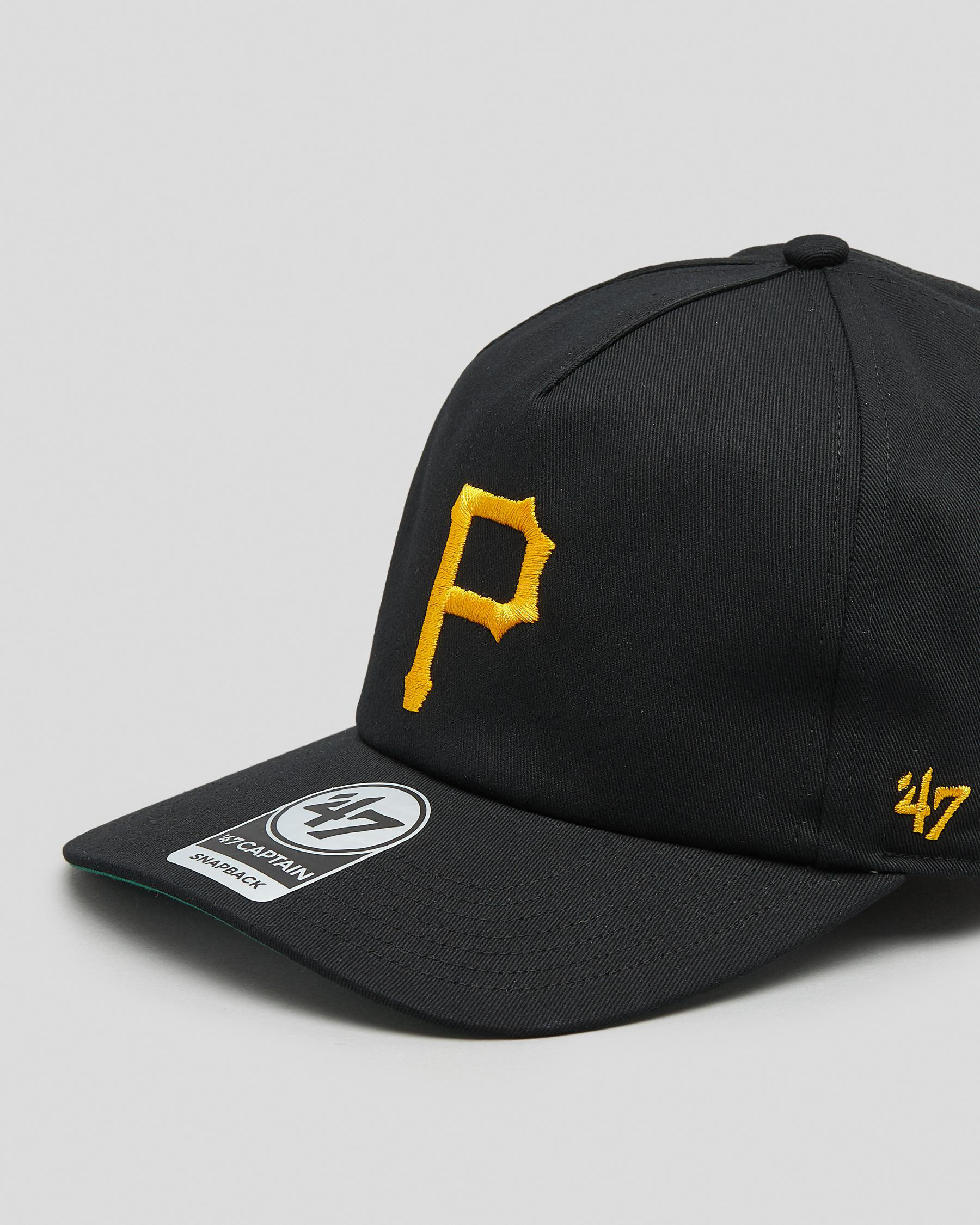 Shop Forty Seven Pittsburgh Pirates Nantasket 47 Captain Cap In Black ...