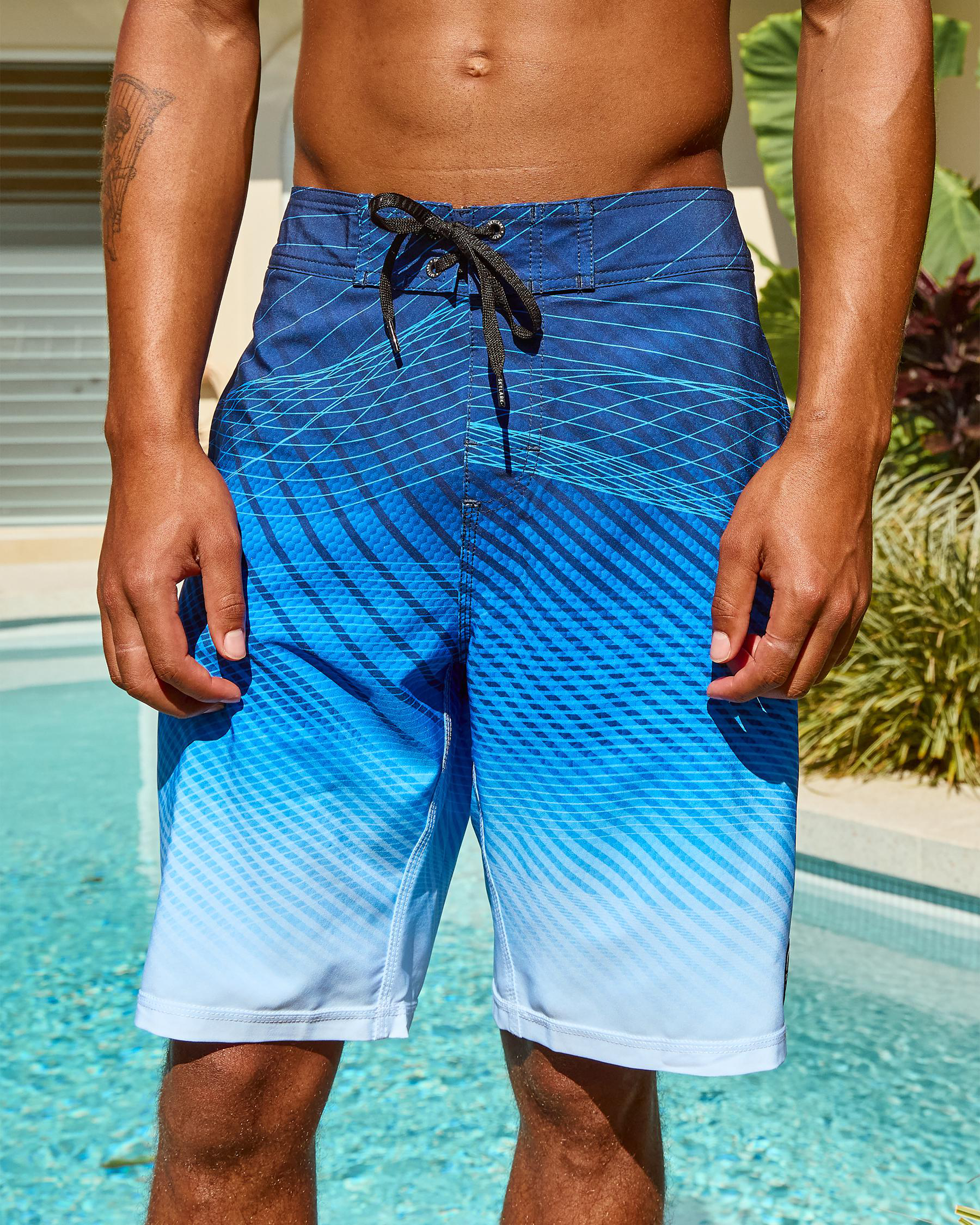 Shop Skylark Radar Board Shorts In Navy - Fast Shipping & Easy Returns ...