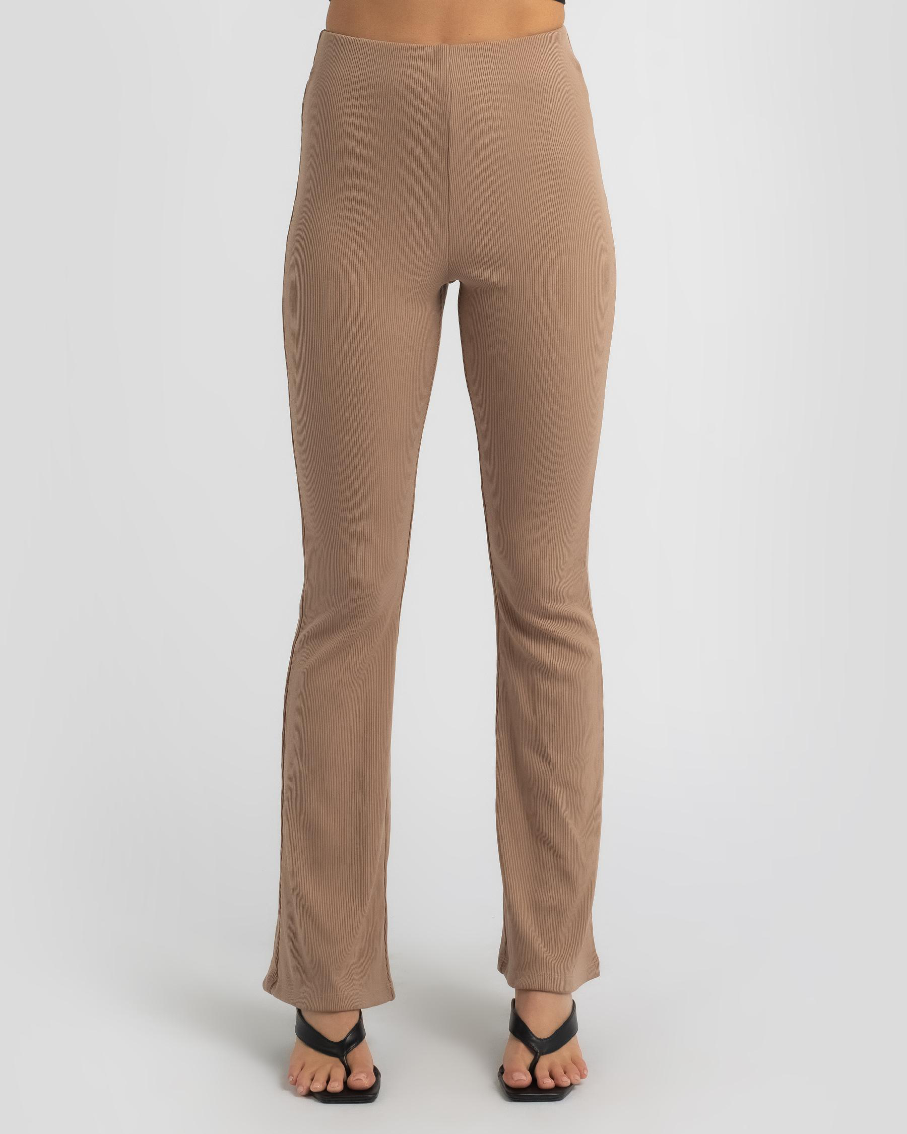 Shop Ava And Ever River Lounge Pants In Beige - Fast Shipping & Easy ...