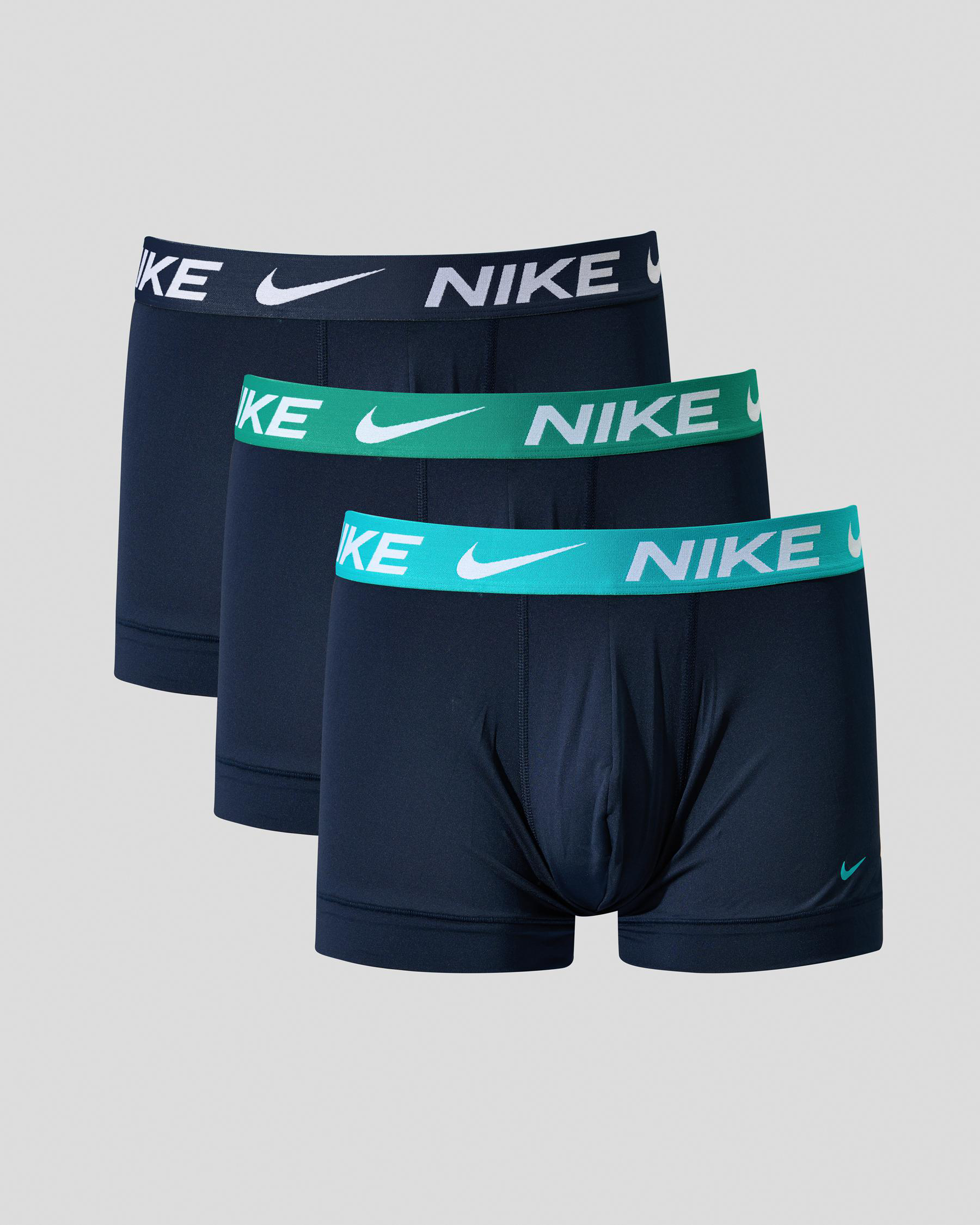Shop Nike Essential Micro Trunks 3 Pack In Multi - Fast Shipping & Easy ...