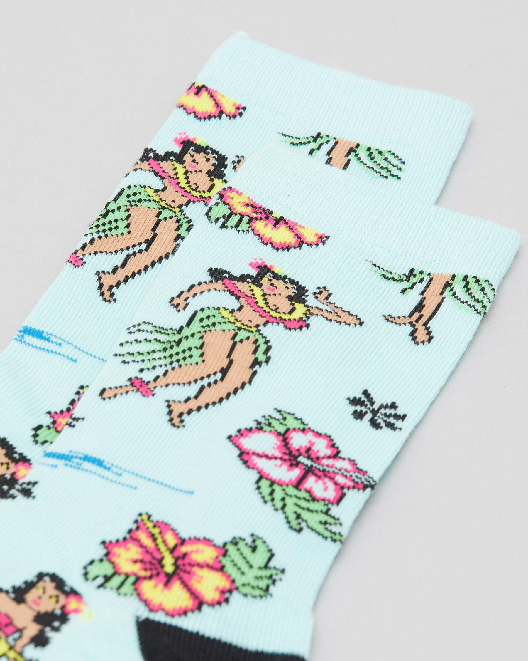 Lucid Hula Hula Socks In Blue - Fast Shipping & Easy Returns - City ...
