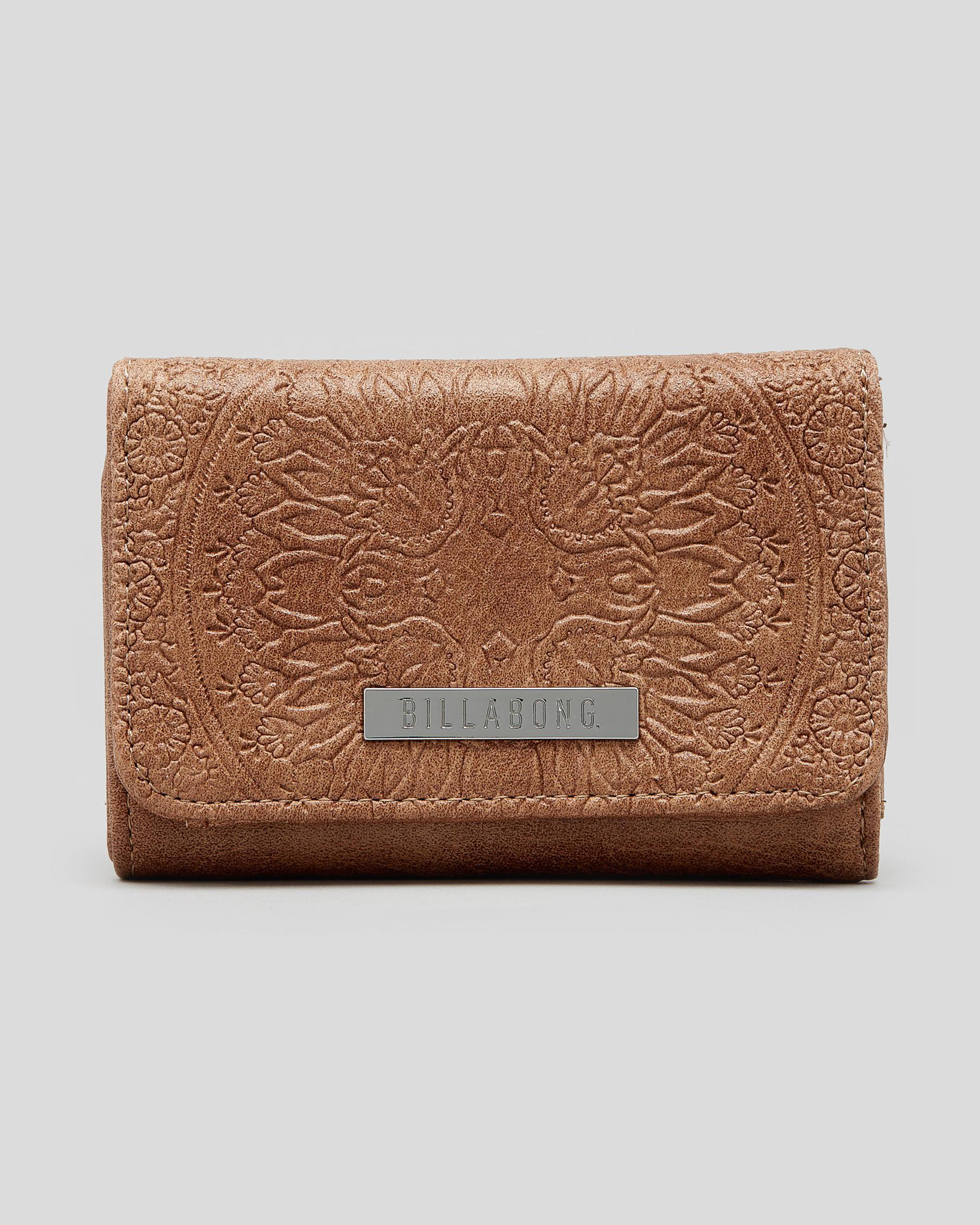 Shop Billabong New Dawn Wallet In Chocolate - Fast Shipping & Easy ...