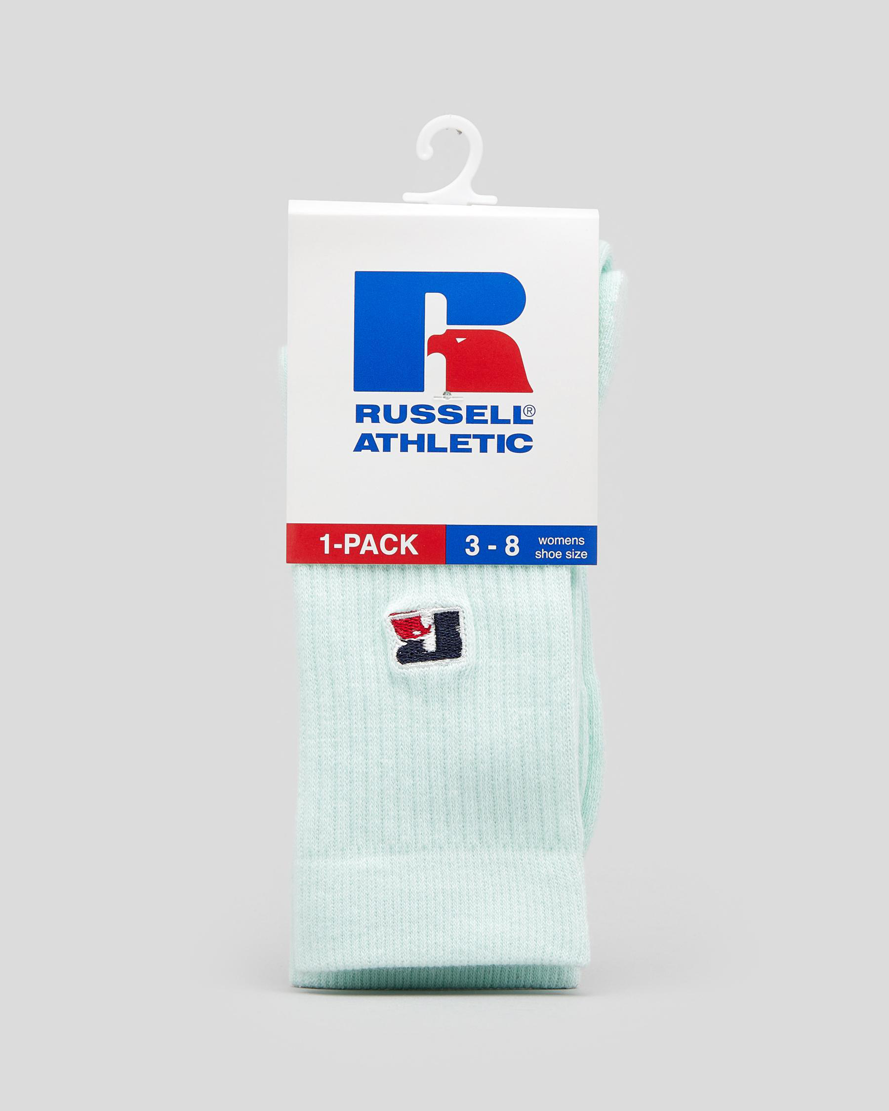 Shop Russell Athletic Boys' Russell Athletic Singles Socks In Mint ...
