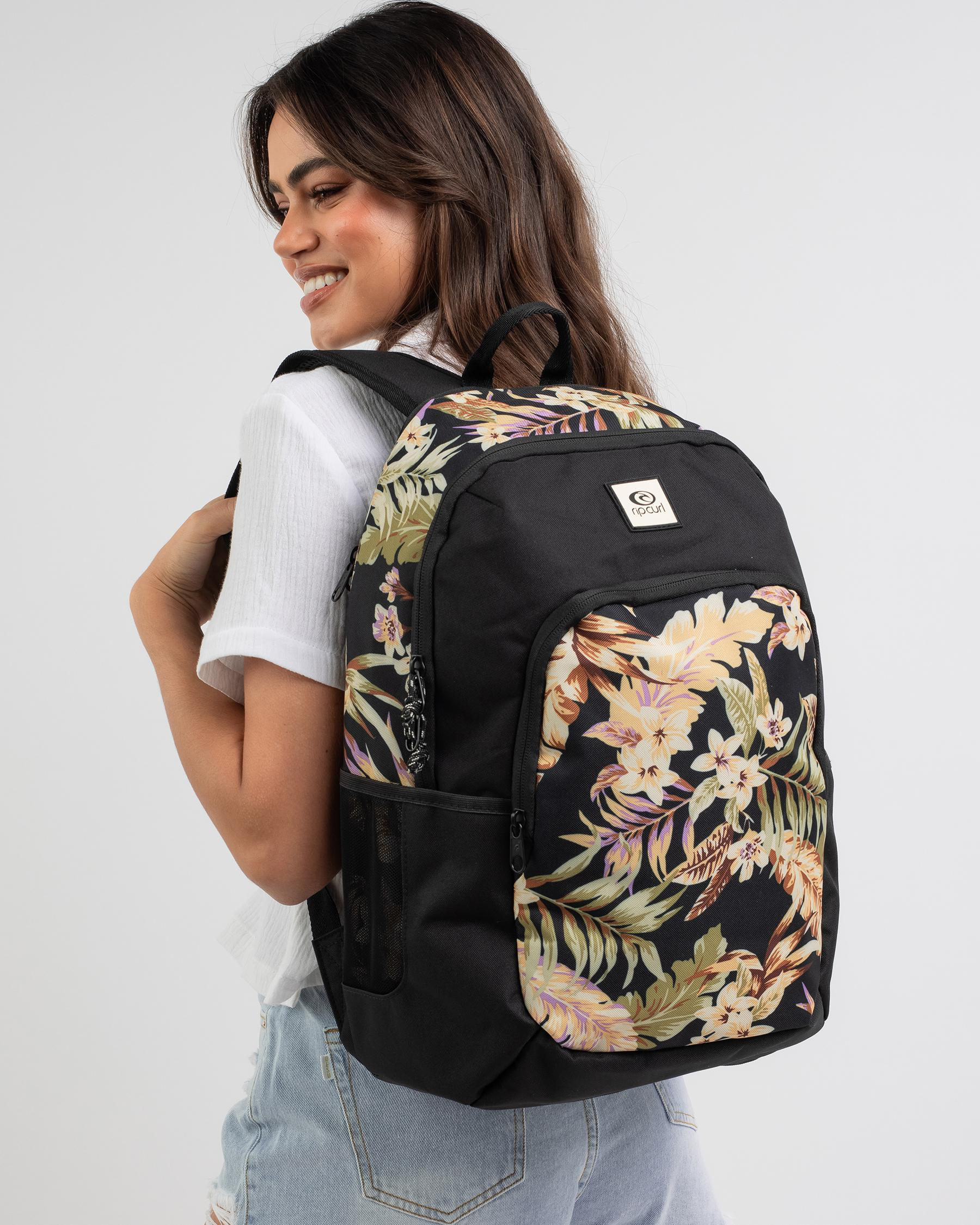 Shop Rip Curl Ozone Backpack In Black - Fast Shipping & Easy Returns ...