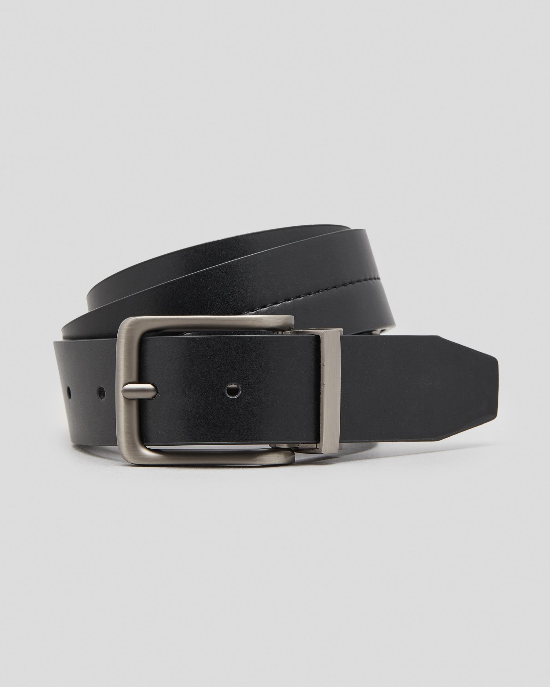 Shop Lucid Single Stitch Reversible Belt In Multi - Fast Shipping ...