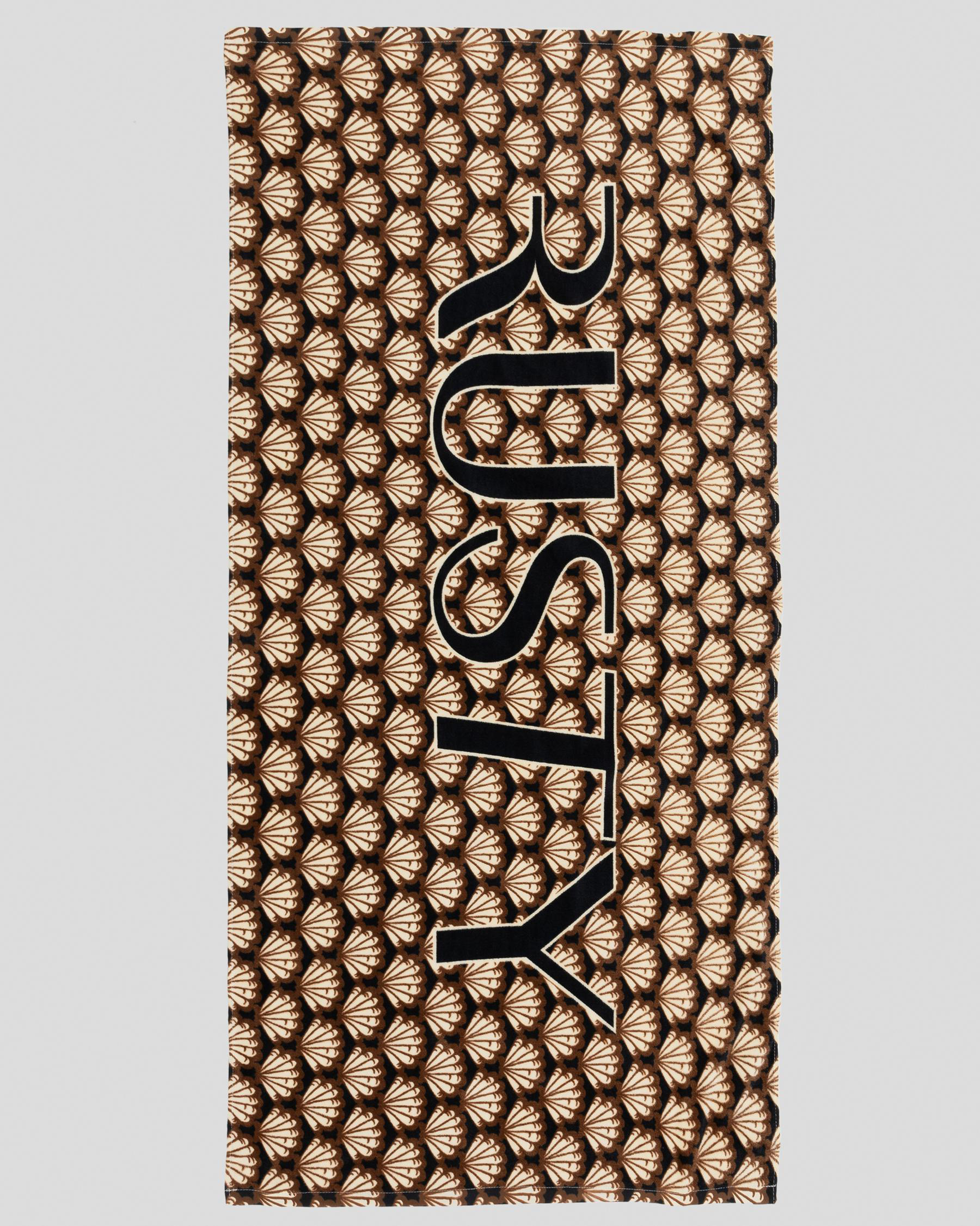 Rusty Sun Kissed Beach Towel In Black - Fast Shipping & Easy Returns ...