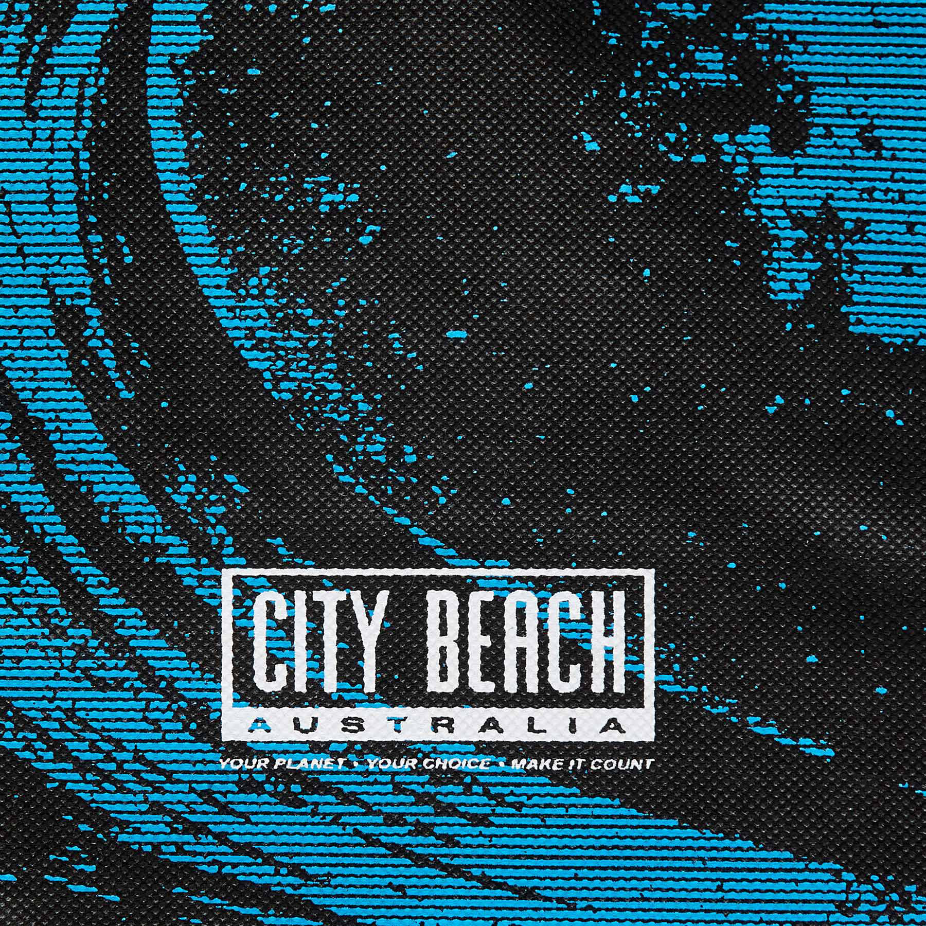 Shop City Beach Eco Shopping Bag In Black/blue - Fast Shipping & Easy ...