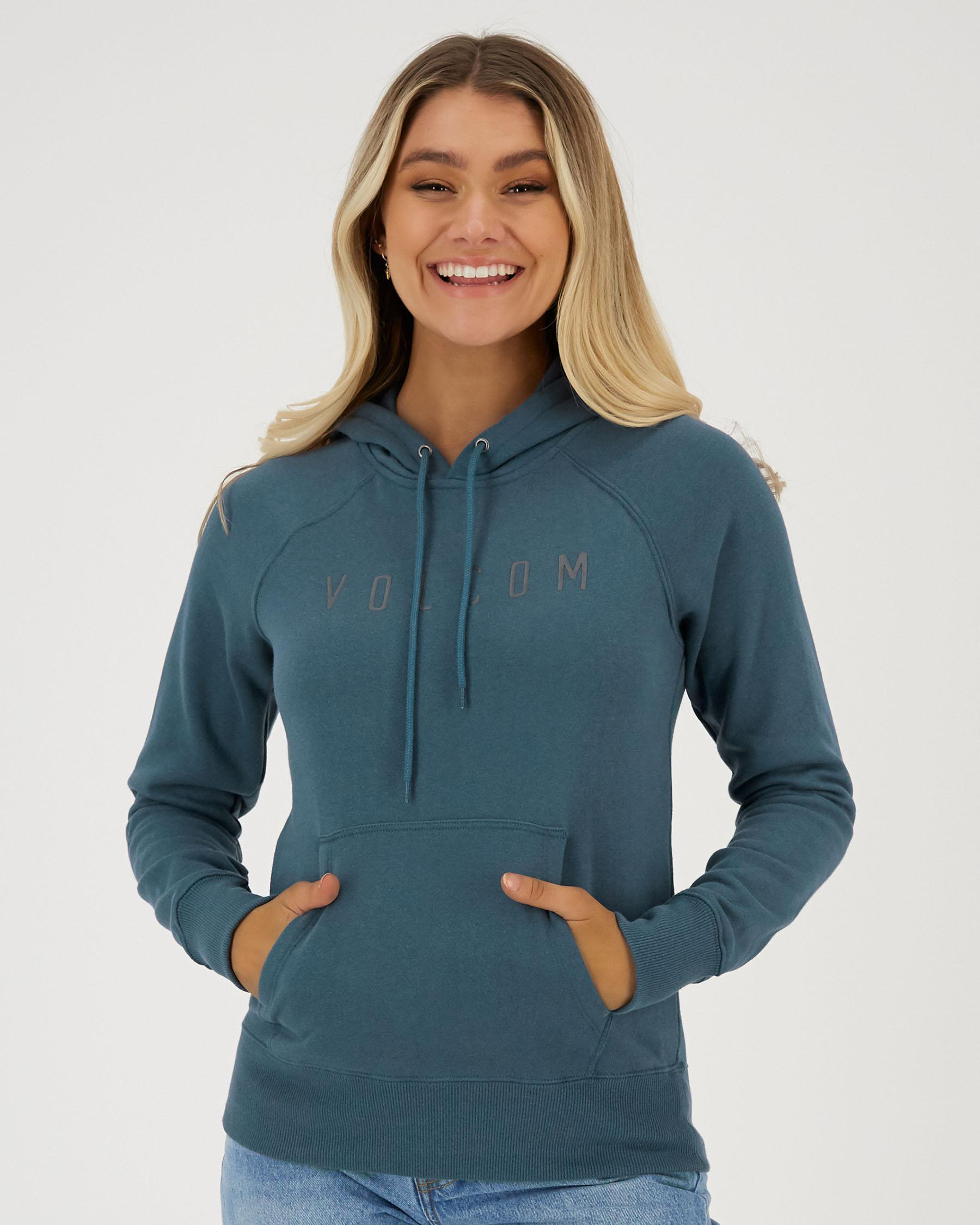 Shop Volcom Get More Hoodie In Retro Blue - Fast Shipping & Easy ...