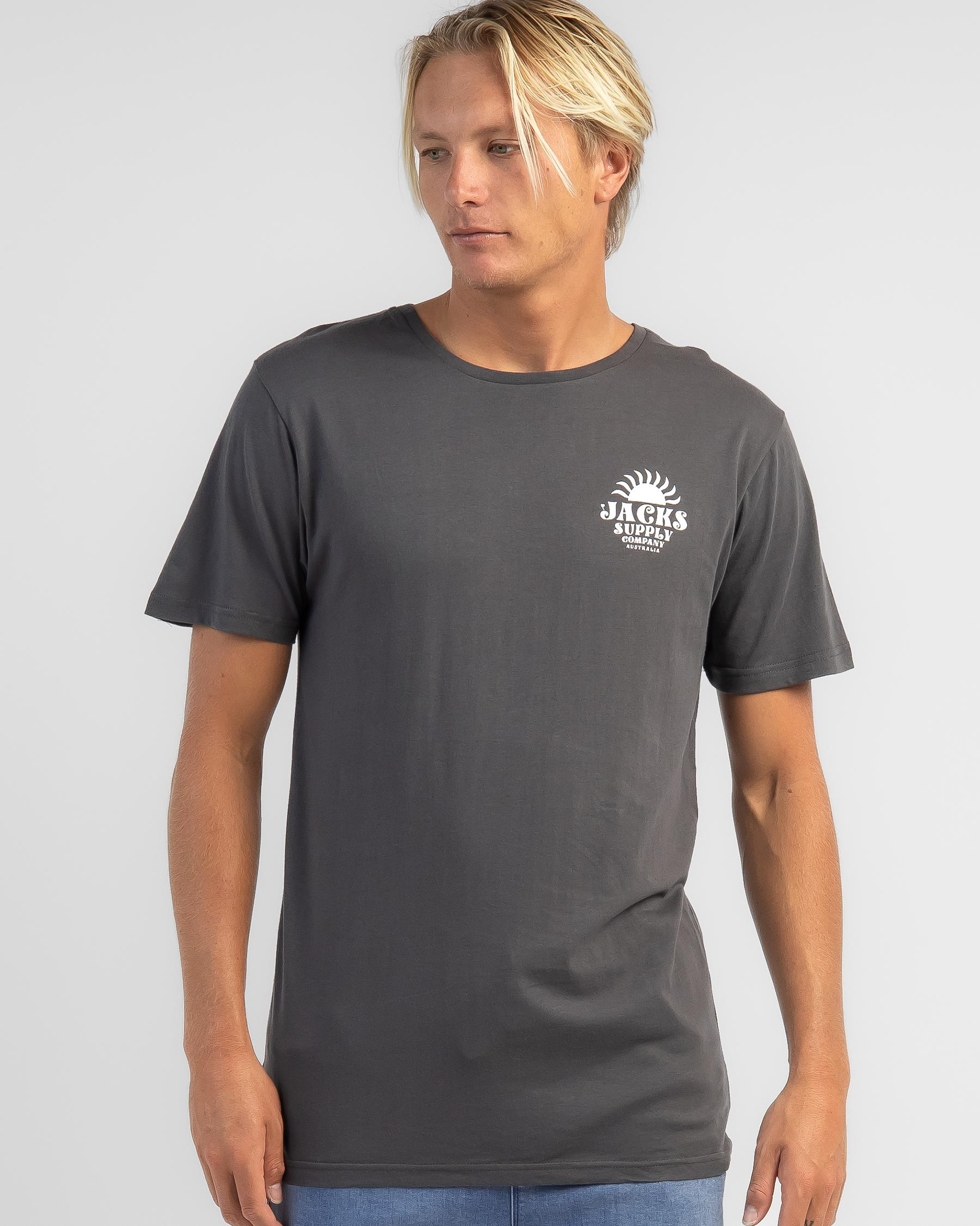 Shop Jacks EOS T-Shirt In Charcoal - Fast Shipping & Easy Returns ...