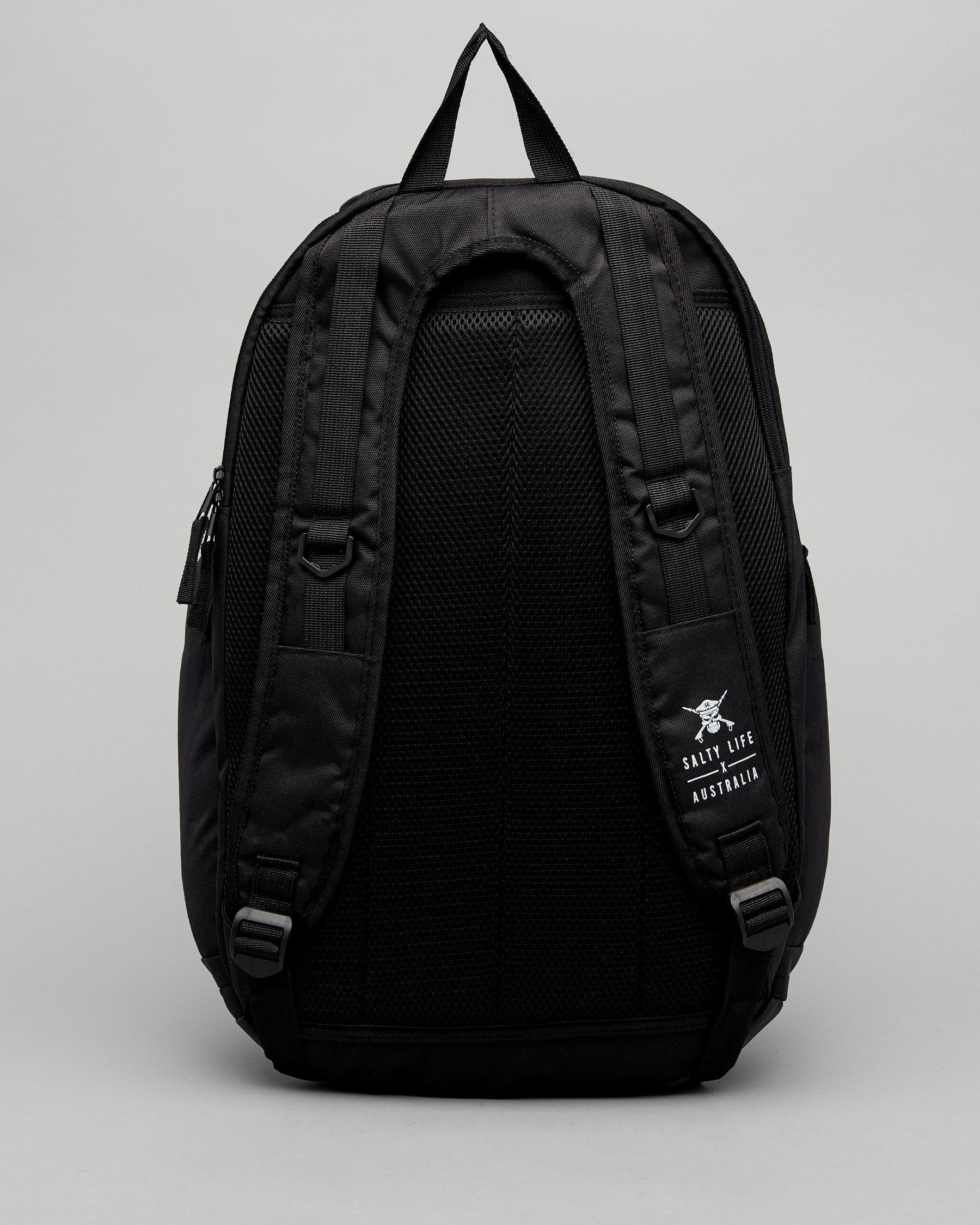 Salty Life Oceans Folly Backpac In Black - Fast Shipping & Easy Returns ...