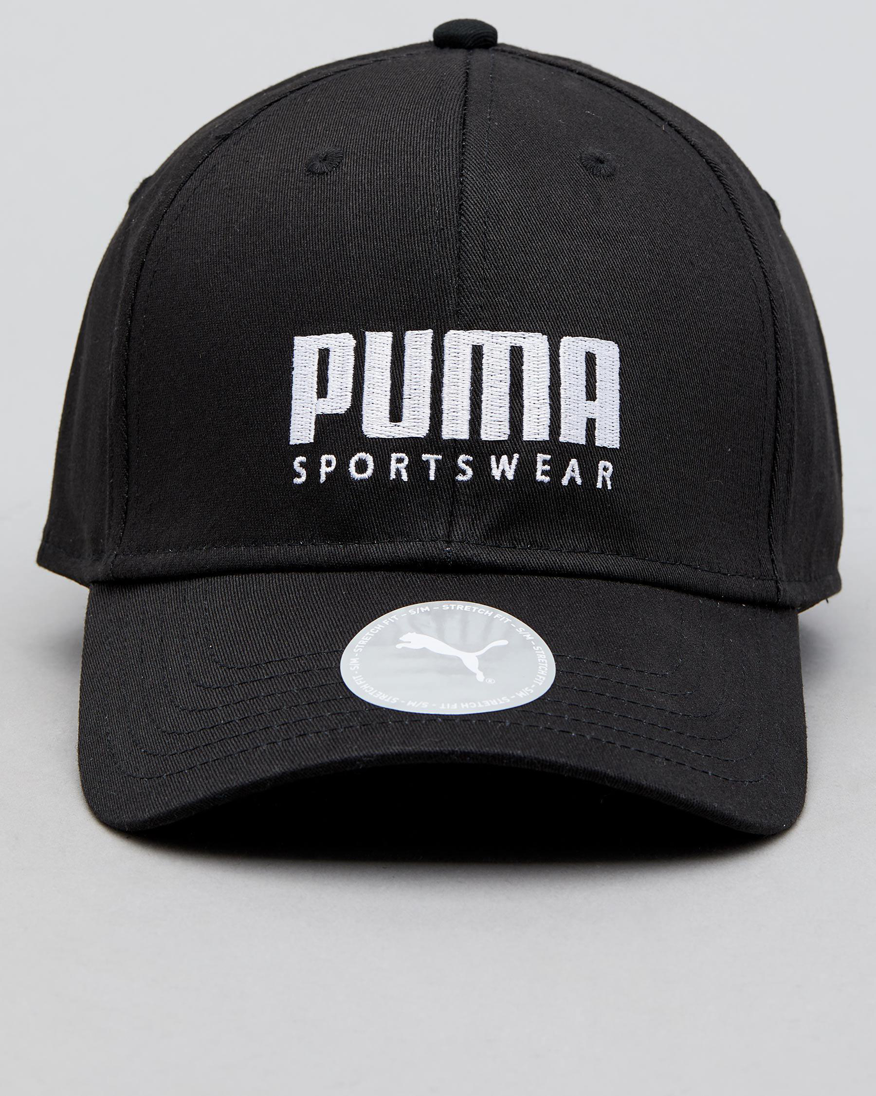 Shop Puma Stretchfit BB Cap In Puma Black - Fast Shipping & Easy ...