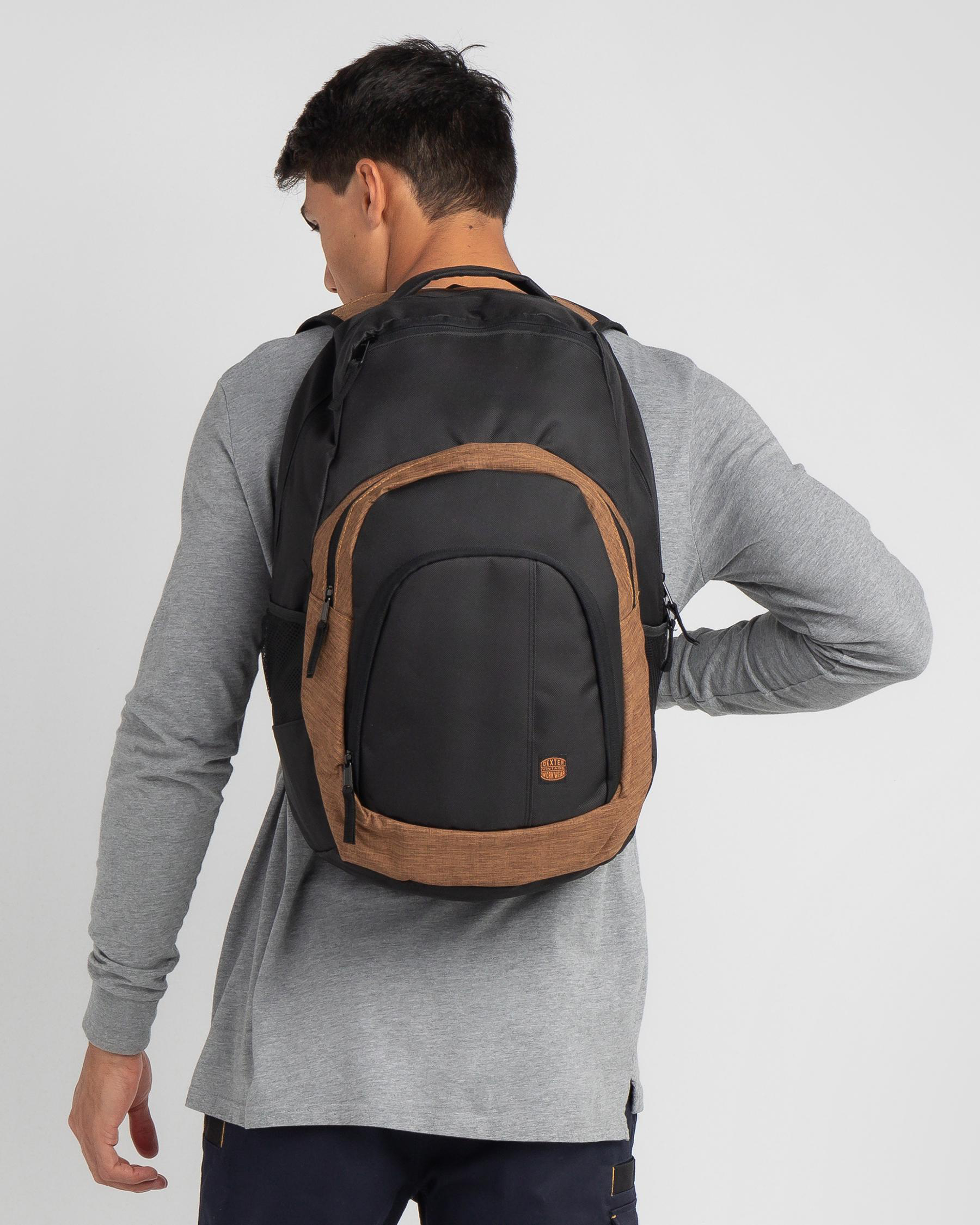 Shop Dexter Forge Backpack In Black/brown - Fast Shipping & Easy ...