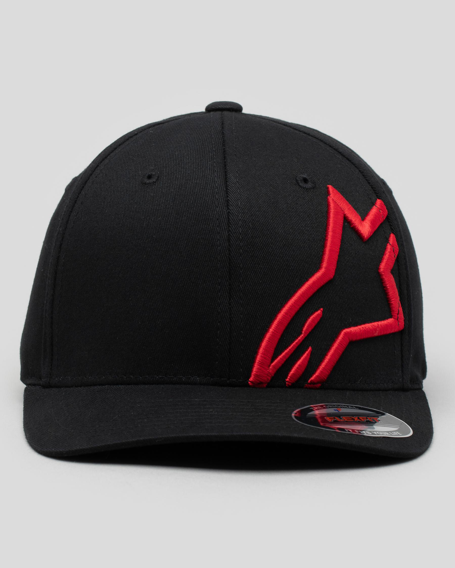 Shop Alpinestars Corp Shift 2 Curved Brim Cap In Black/ Red - Fast ...