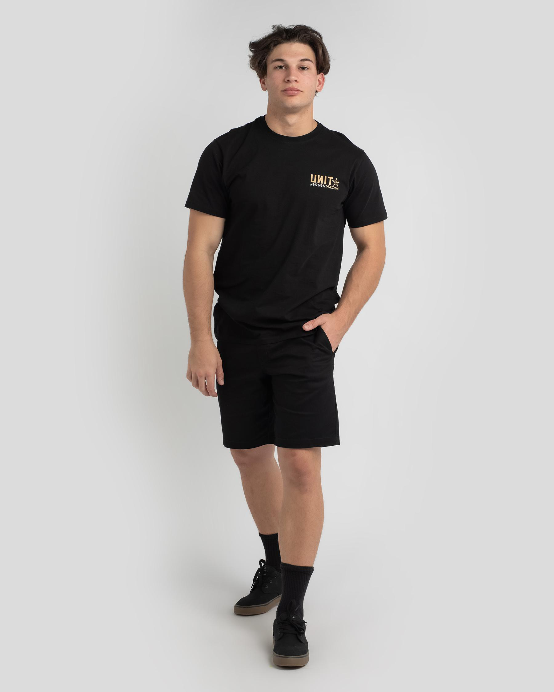 Shop Volcom Fricken EW 19" Walk Shorts In Black - Fast Shipping & Easy ...