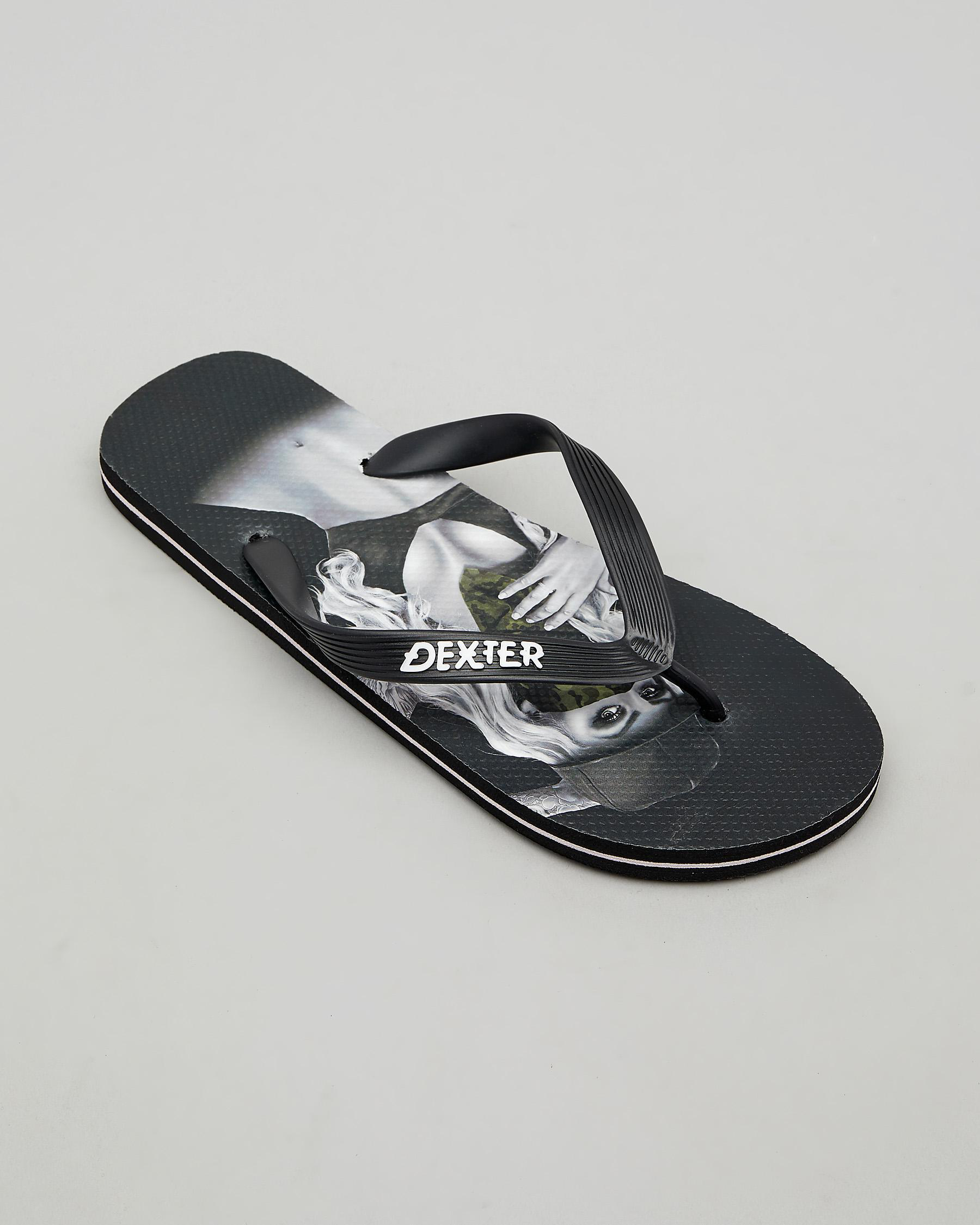 Shop Dexter Rapture Thongs In Black - Fast Shipping & Easy Returns ...