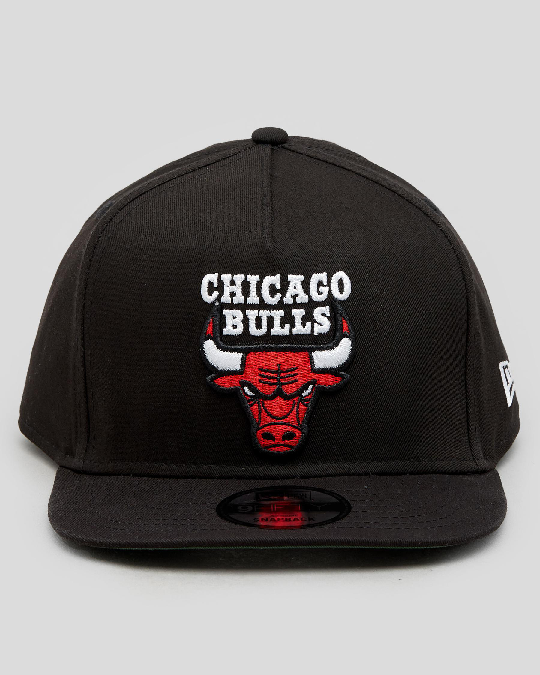 Shop New Era Chicago Bulls 9Fifty A-Frame Snapback In Black - Fast ...