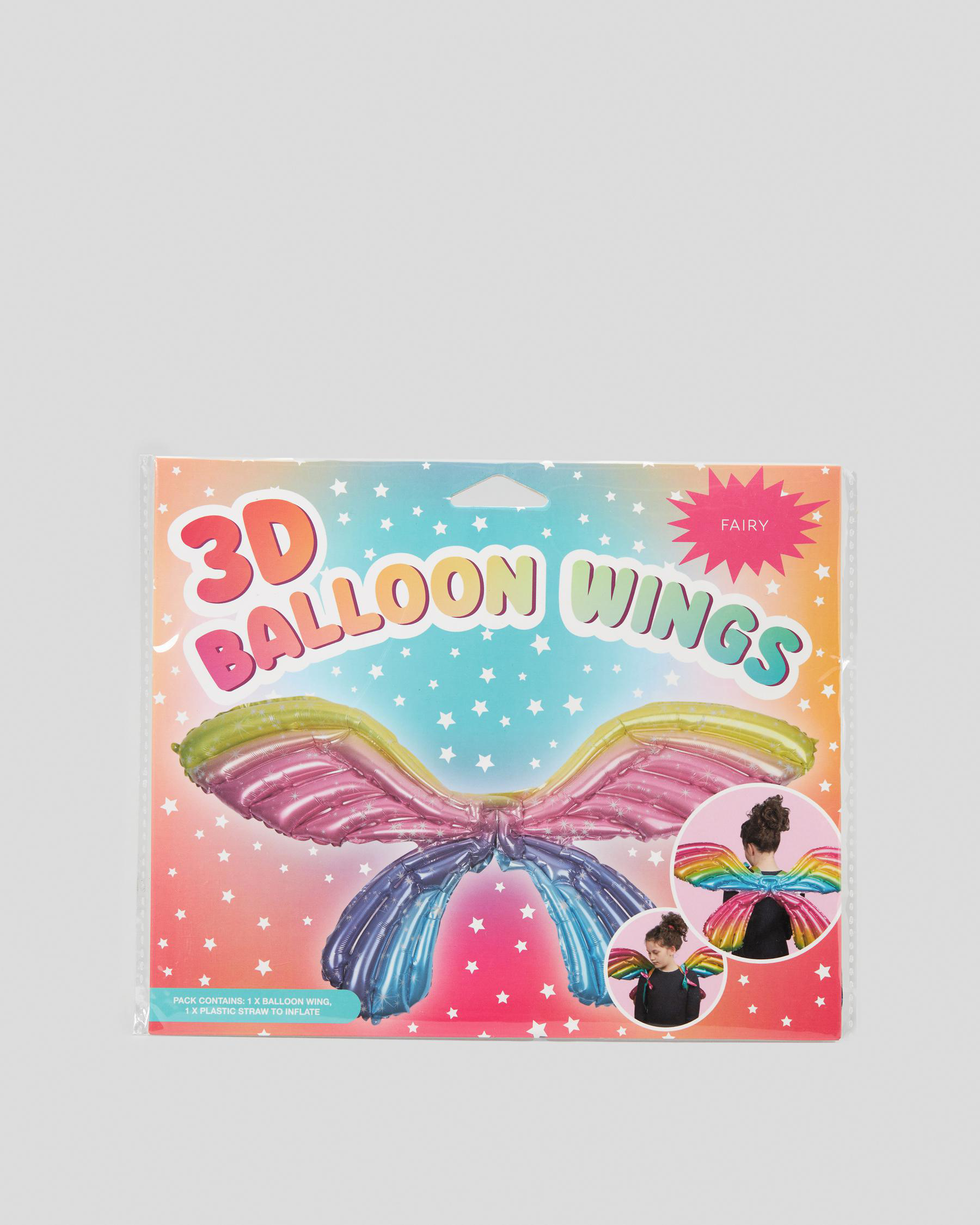 Shop Get It Now Princess Fairy Balloon Wings In Multi - Fast Shipping ...