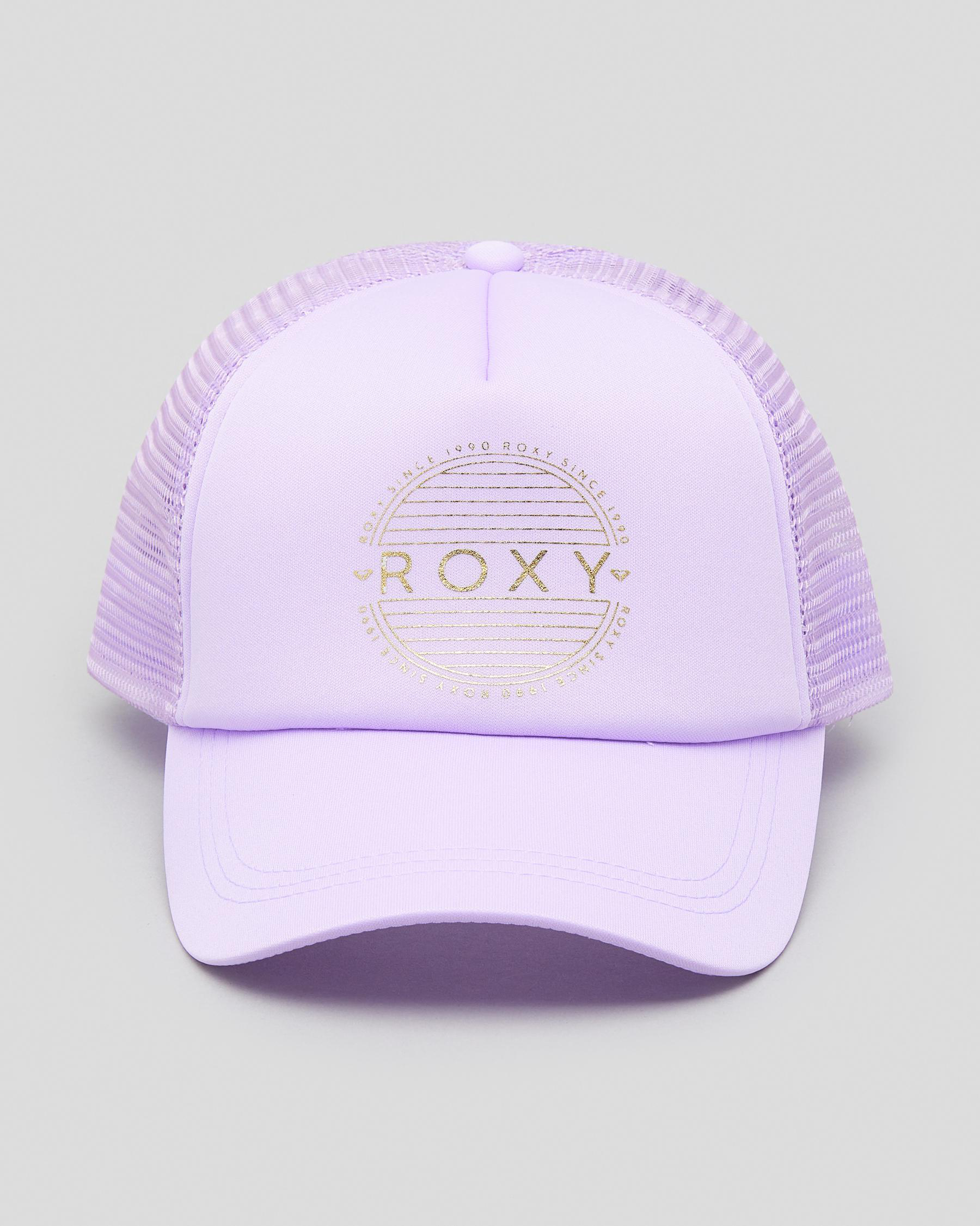 Shop Roxy Brennan Trucker Cap In Dawn Dusk - Fast Shipping & Easy ...