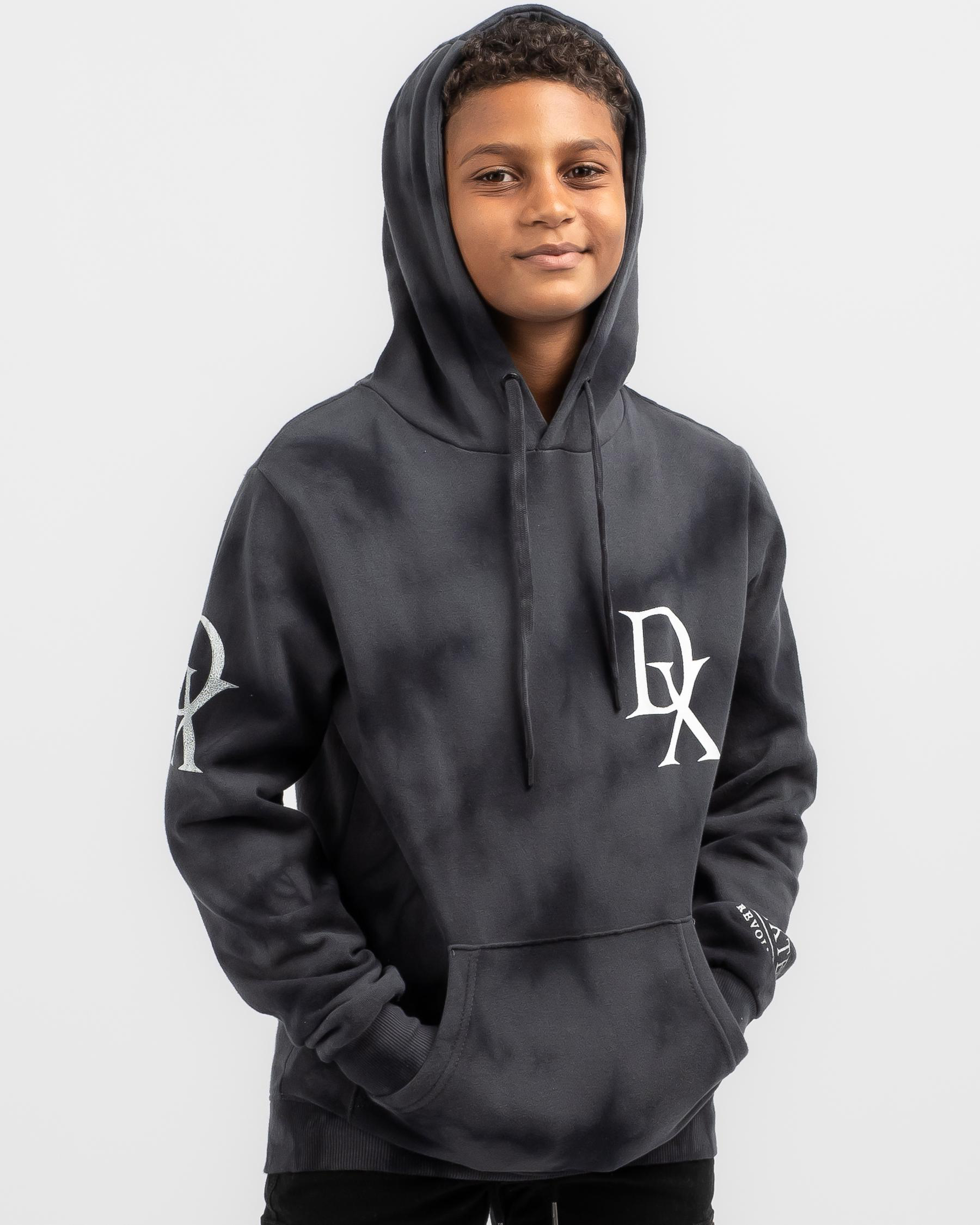 Shop Dexter Boys' Downtown Hoodie In Black Mottle - Fast Shipping ...