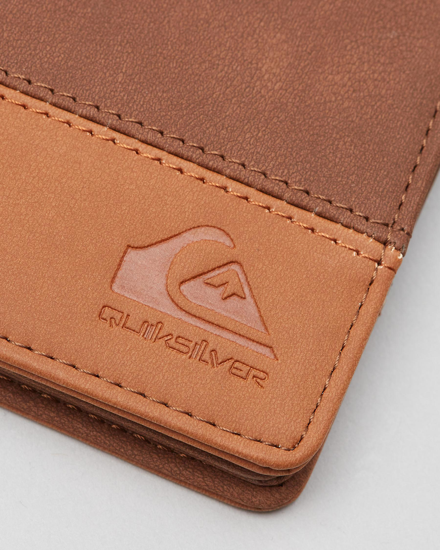 Shop Quiksilver Native Passage Wallet In Chocolate Brown - Fast ...