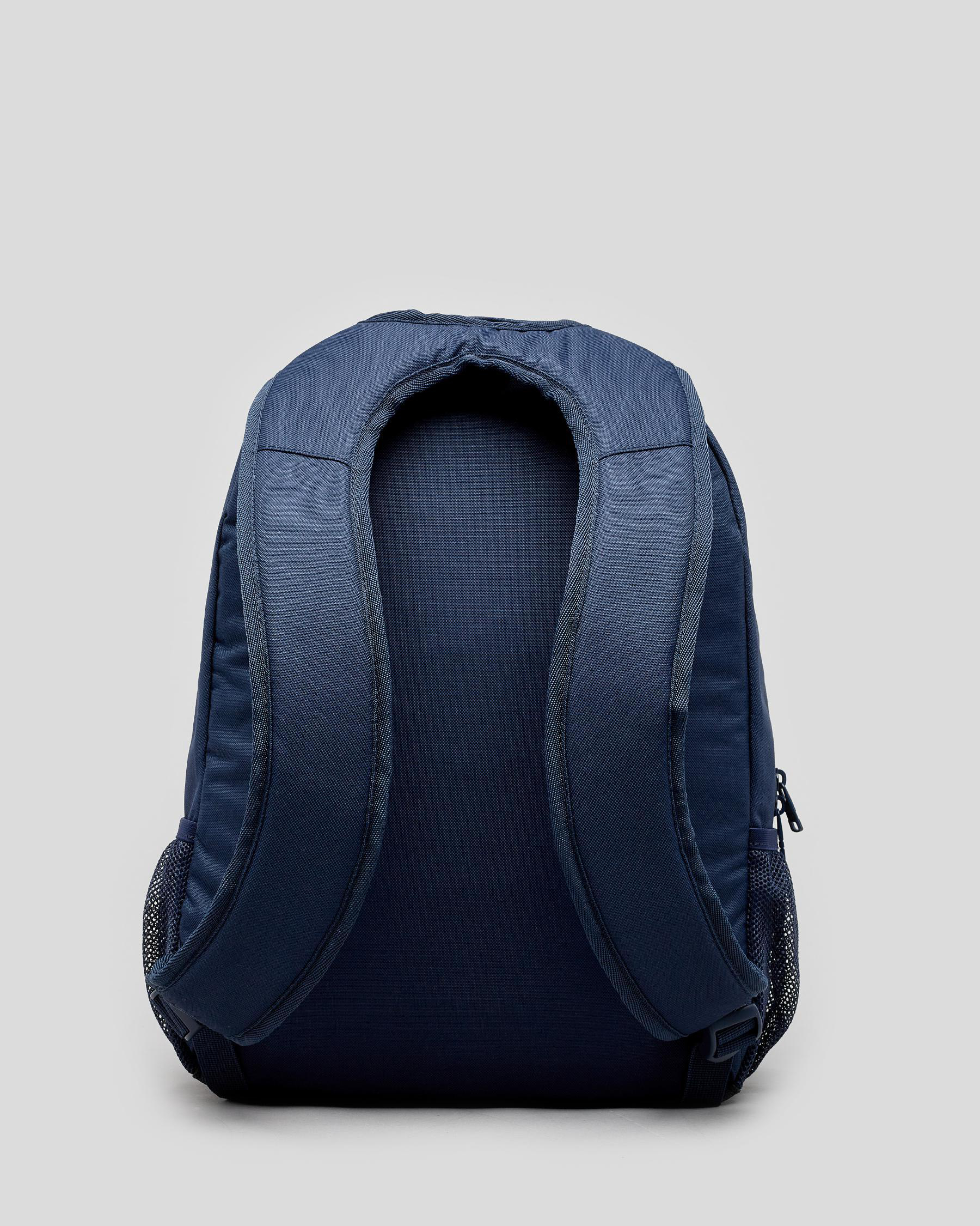 Shop Roxy Shadow Swell Logo Backpack In Mood Indigo - Fast Shipping ...