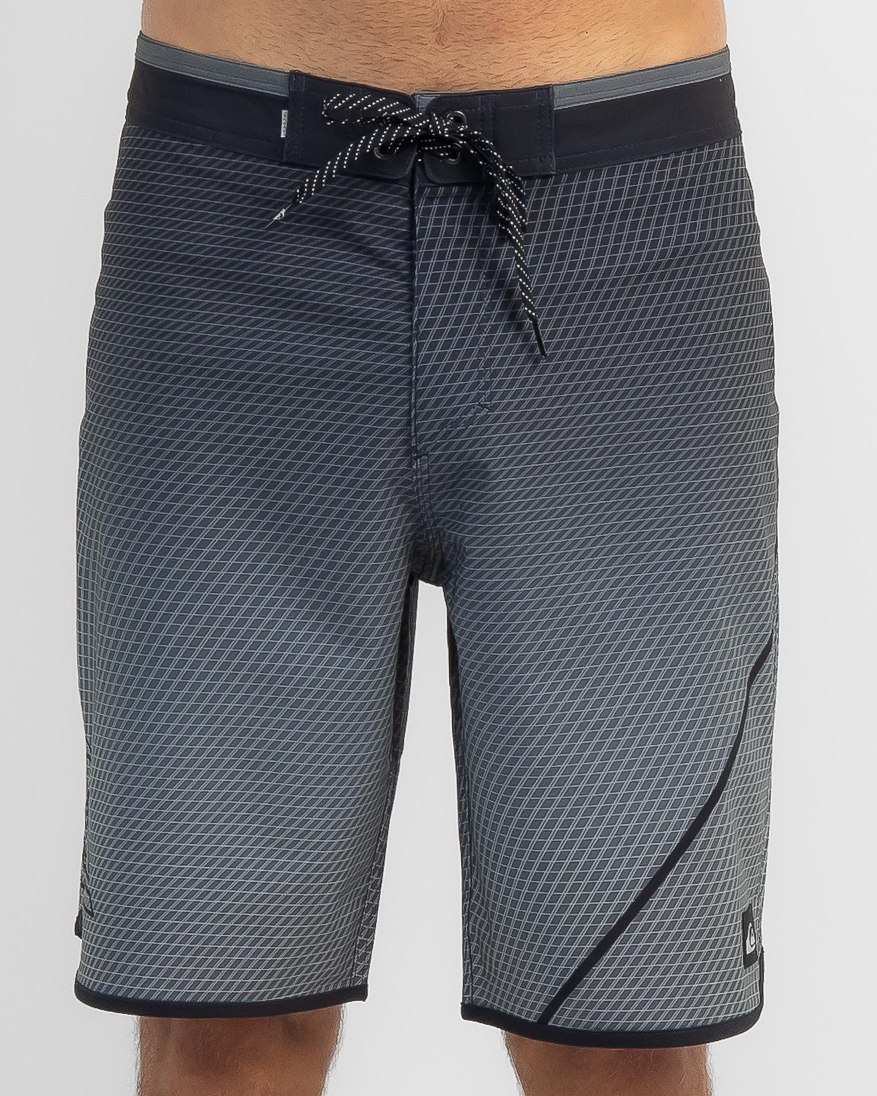 Shop Quiksilver Surfsilk New Wave 20" Board Shorts In Black - Fast ...