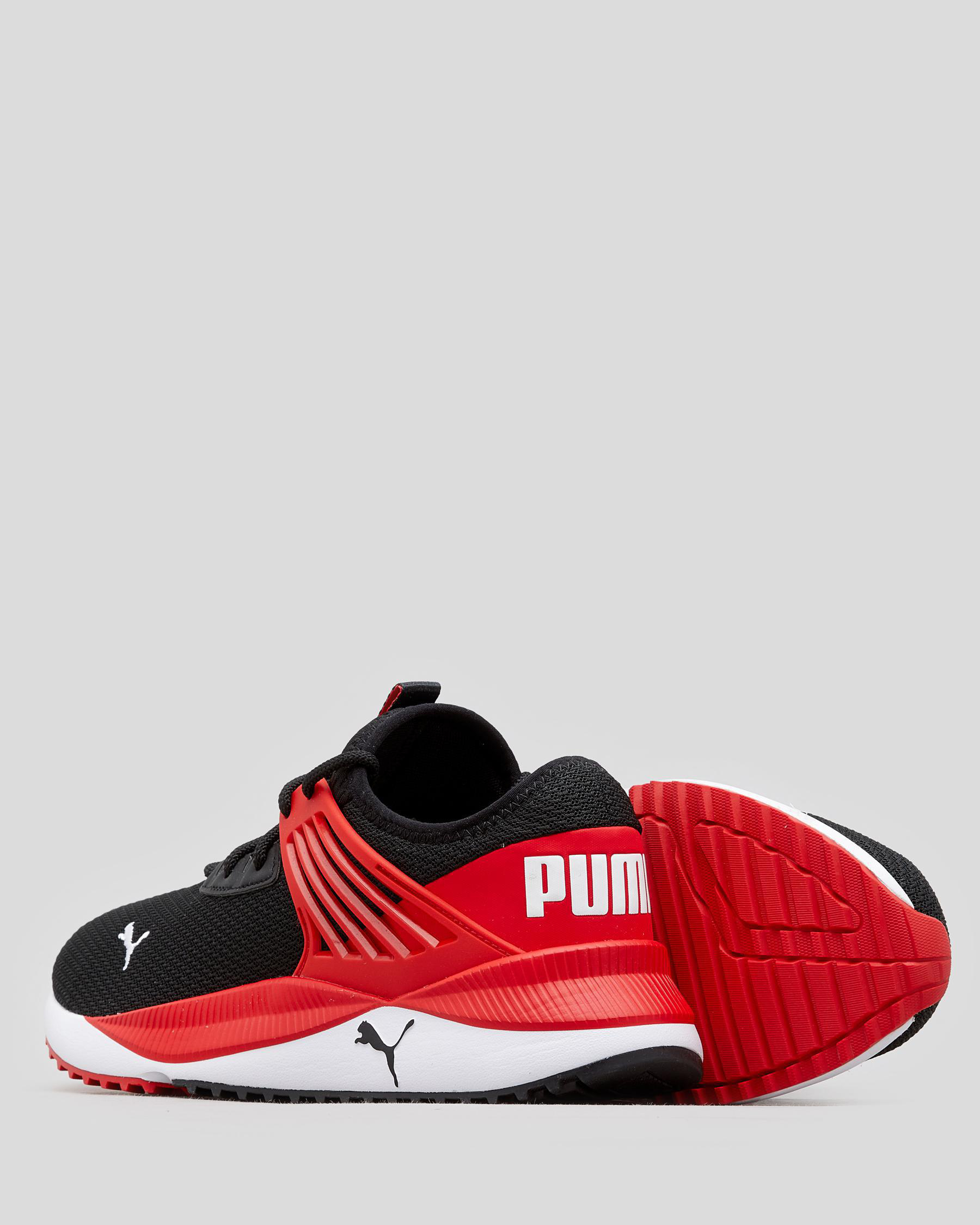 Shop Puma Pacer Future Shoes In Puma Black-high Risk Red-puma - Fast ...