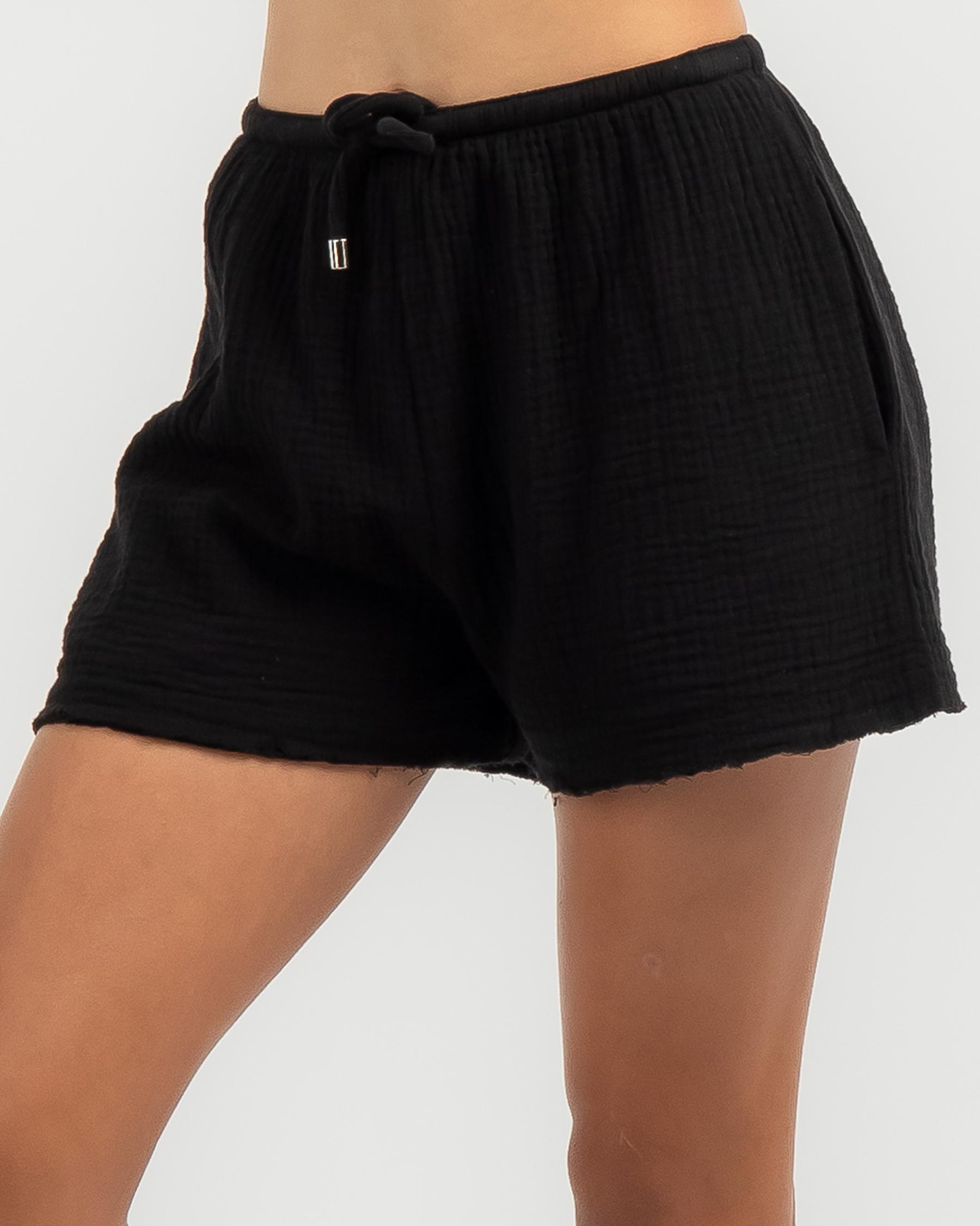 Shop Mooloola Girls' Cancun Shorts In Balck - Fast Shipping & Easy ...