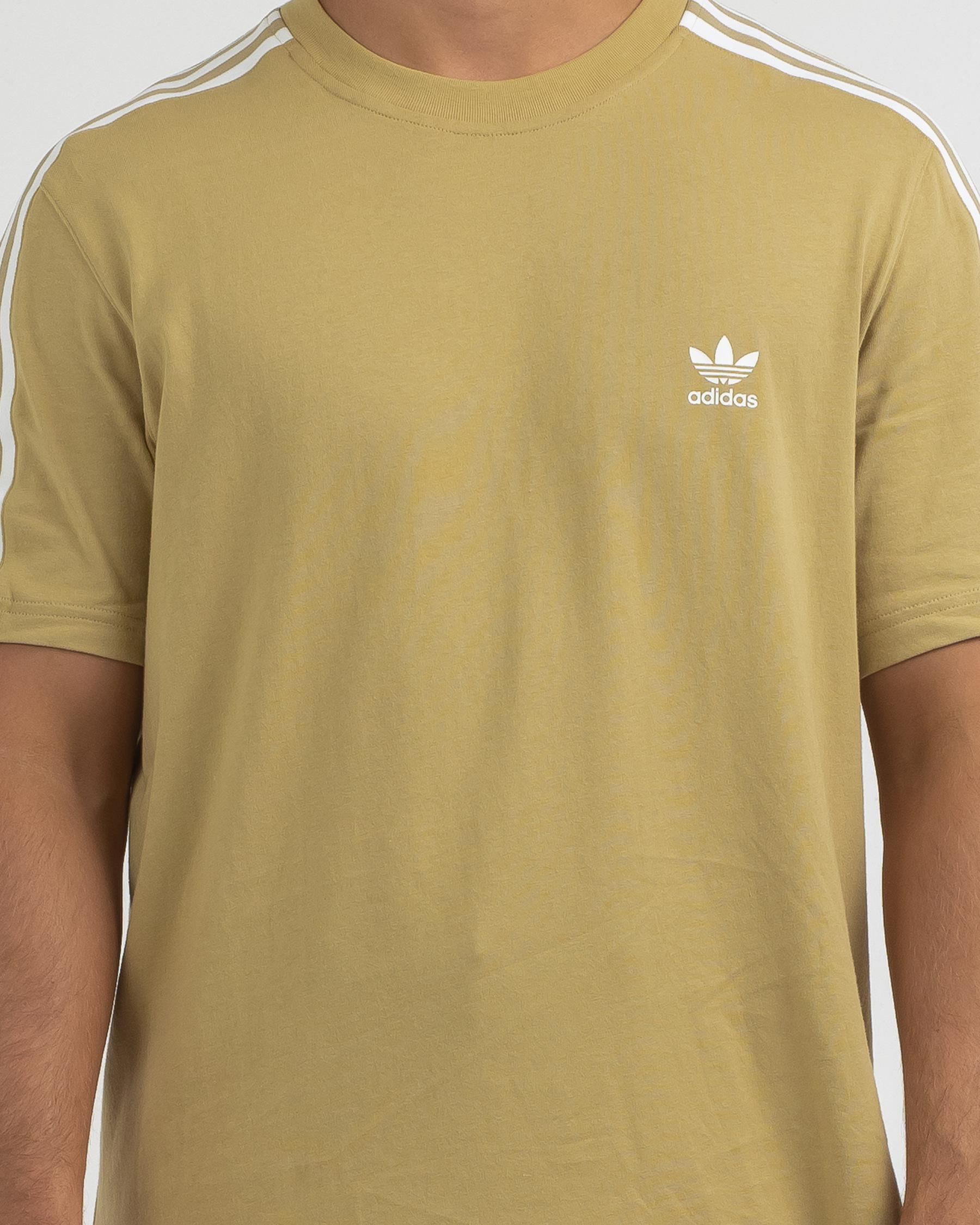 Shop adidas Tech T-Shirt In Beige Tone - Fast Shipping & Easy Returns ...