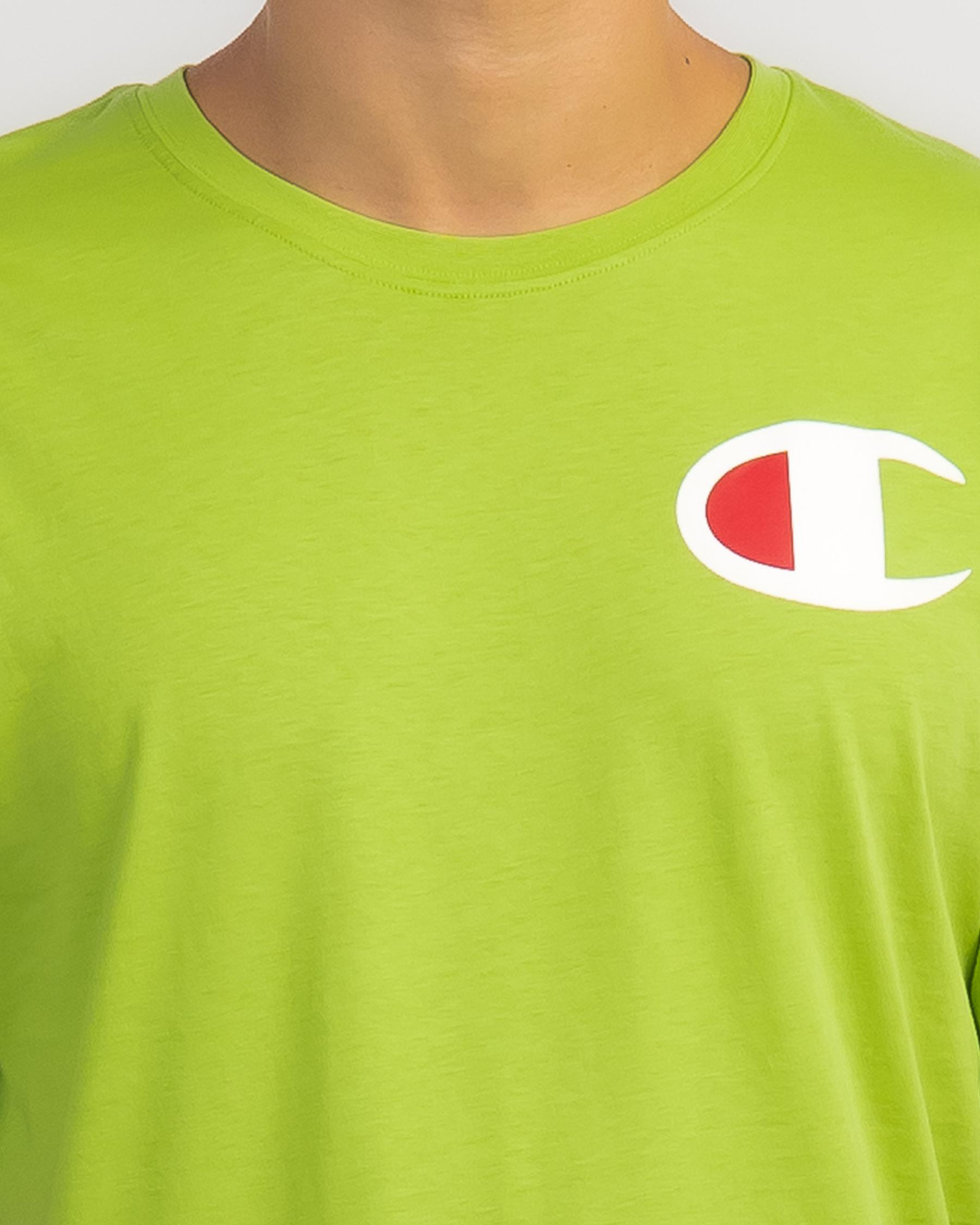 Shop Champion C Logo T-Shirt In Wannabe - Fast Shipping & Easy Returns ...