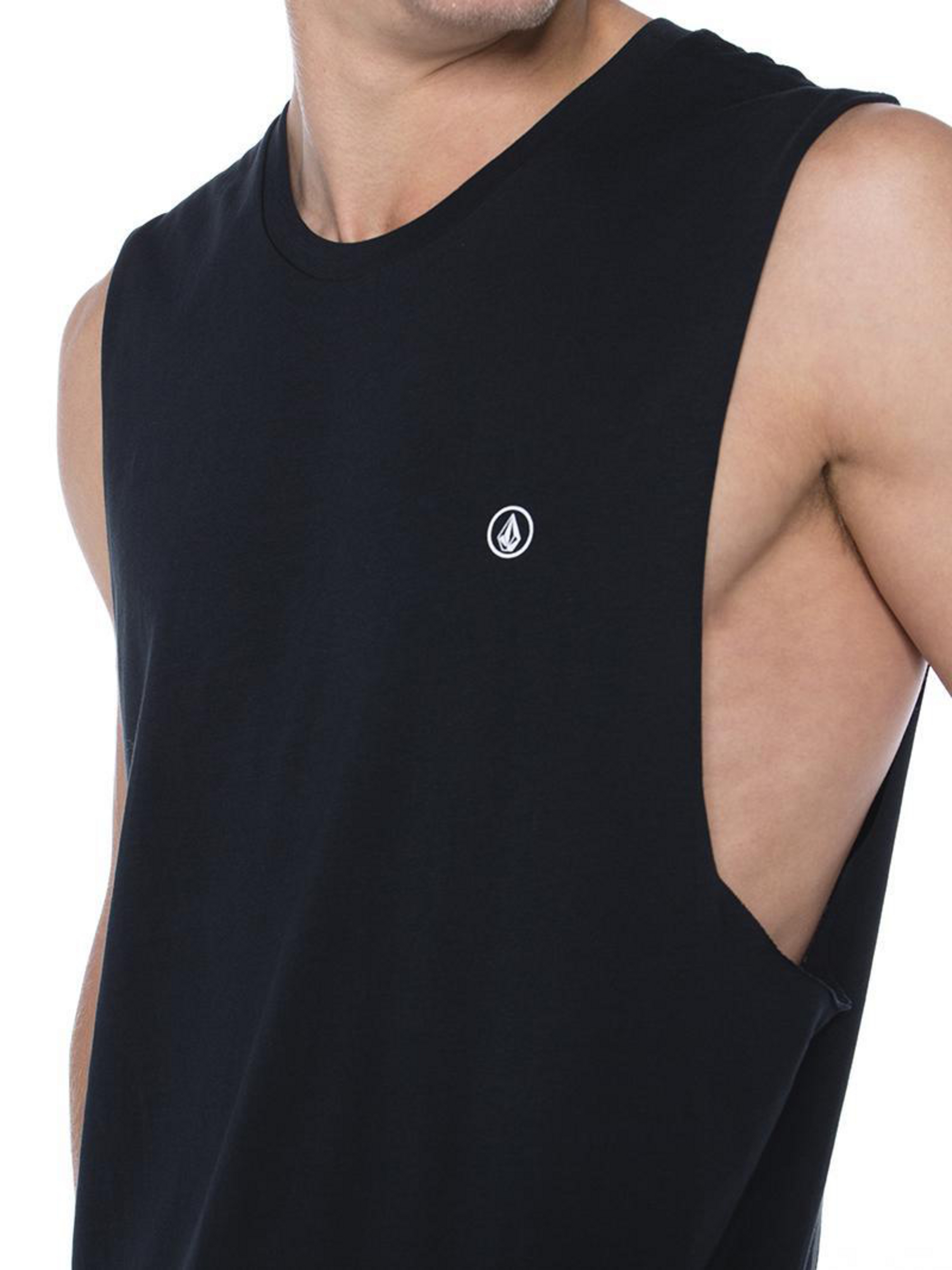 Shop Volcom Solid Muscle Tank In Black - Fast Shipping & Easy Returns ...