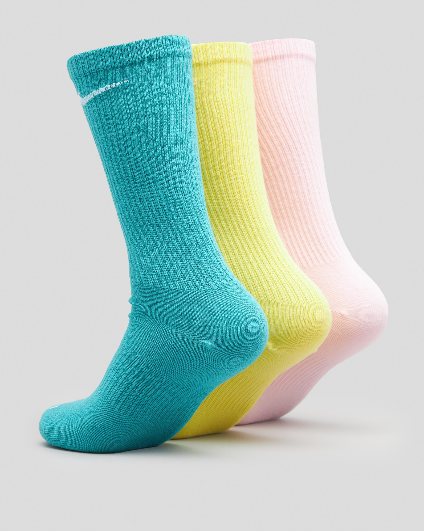 Nike Everyday Plus Lightweight Socks 3 Pack In 901 - FREE* Shipping ...