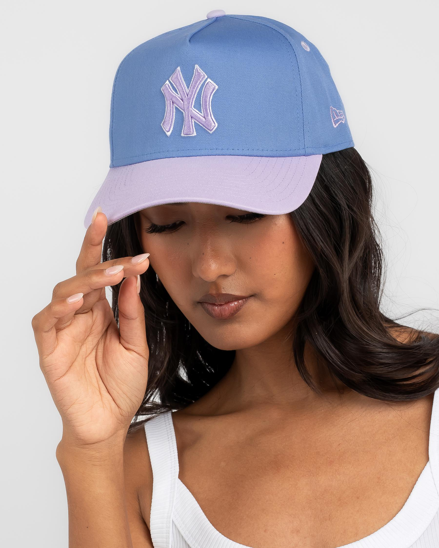 Shop New Era NY Yankees Cap In Sky Blue/ Pastel Lilac - Fast Shipping & Easy Returns - City ...