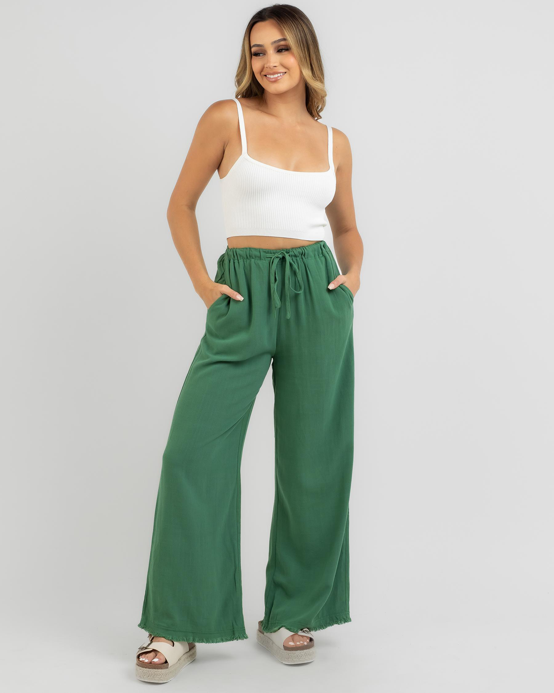 Shop Mooloola Crystal Knit Top In White - Fast Shipping & Easy Returns ...