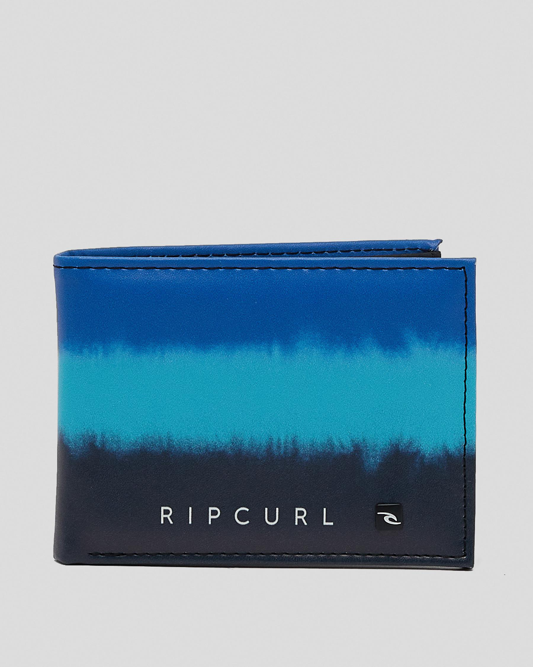 Shop Rip Curl Combo PU Slim Wallet In Blue - Fast Shipping & Easy ...