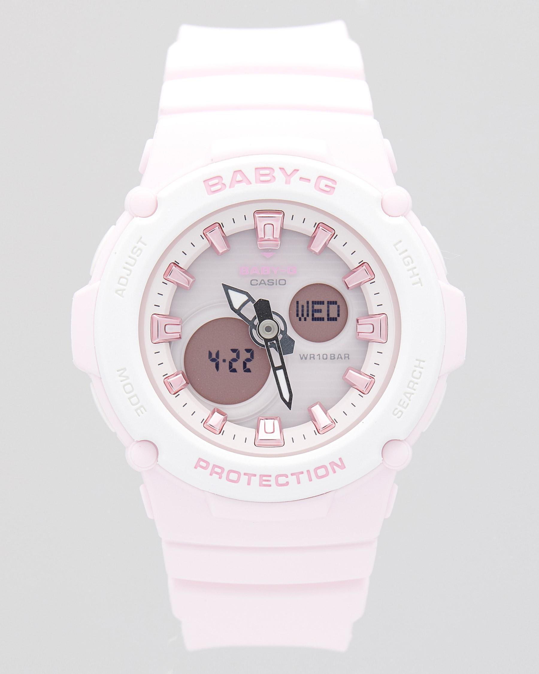 Shop Baby-G Duo Switch Watch In Pink - Fast Shipping & Easy Returns ...