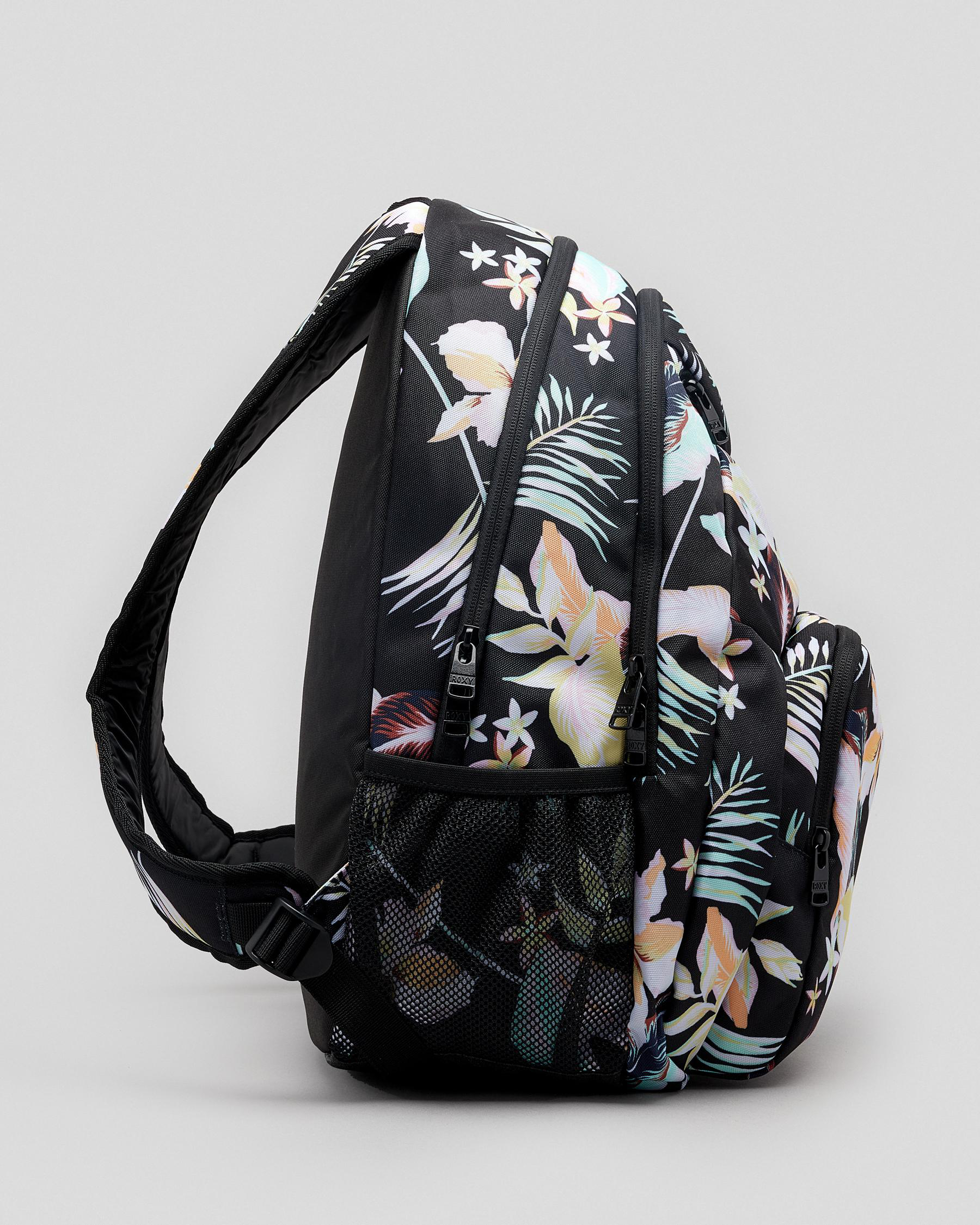 Roxy Shadow Swell Backpack In Anthracite Praslin - FREE* Shipping ...