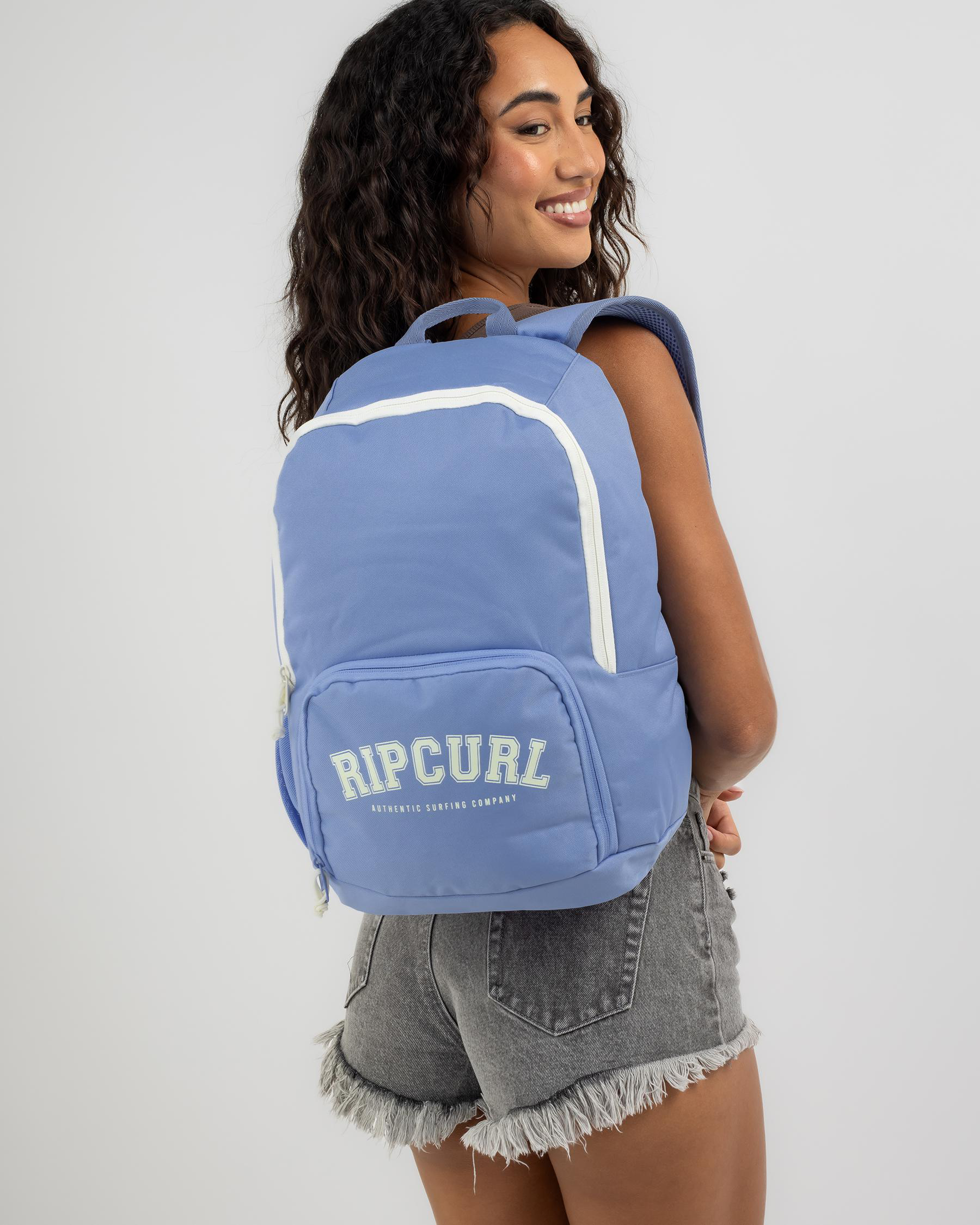 Shop Rip Curl Evo Backpack In Mid Blue - Fast Shipping & Easy Returns ...