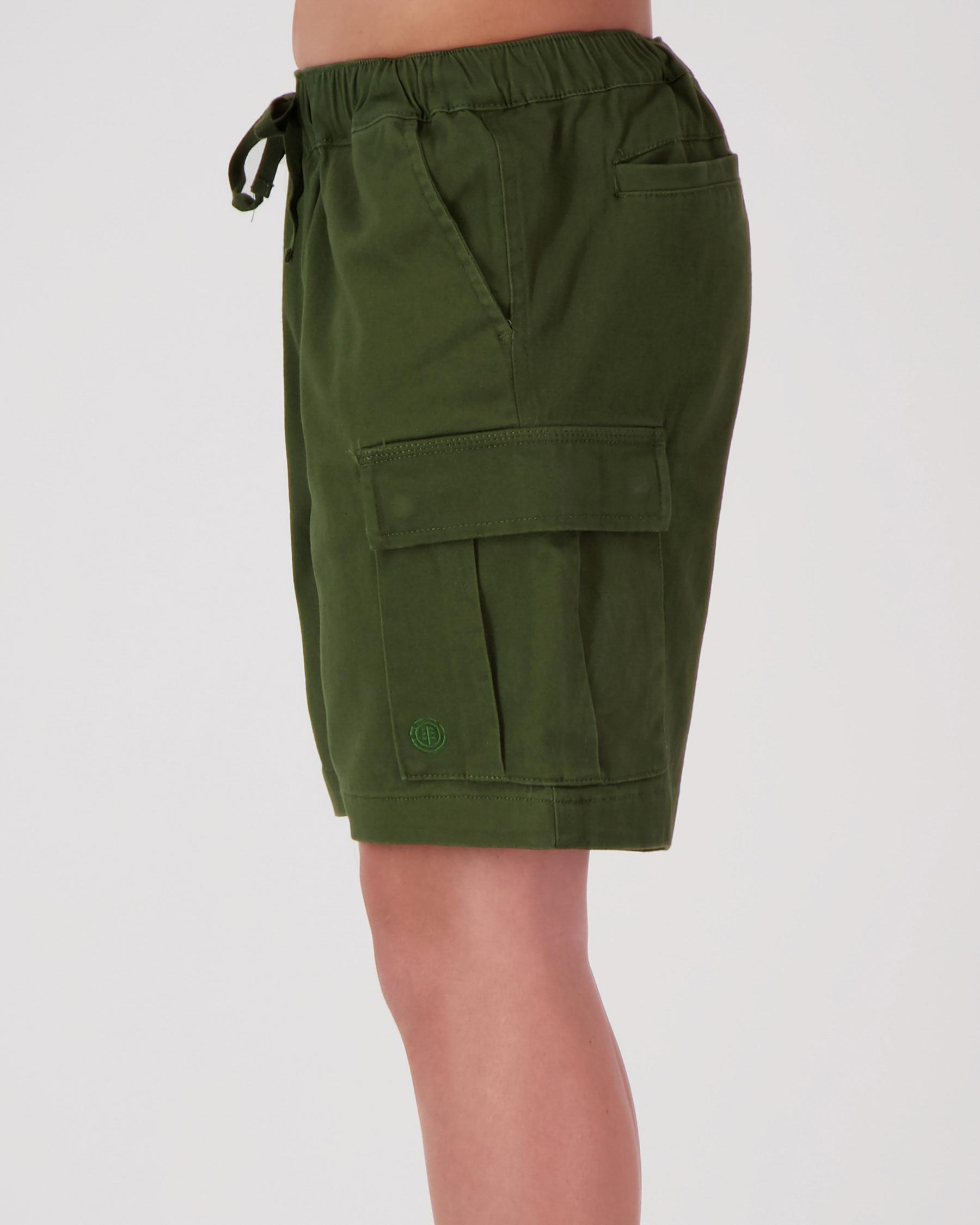 Shop Element Boys' Rumble Cargo Shorts In Rifle Green - Fast Shipping ...